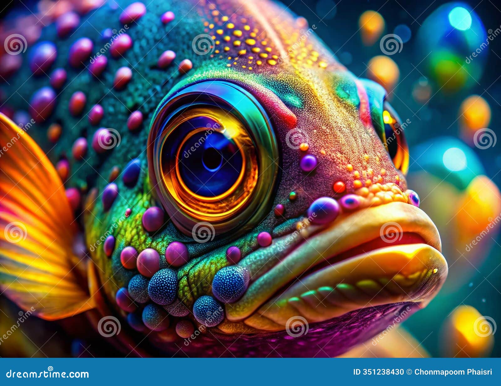 Fish Respiratory System Diagram Vector Illustration. Labeled Anatomical ...