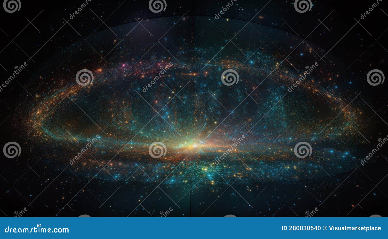 Unveiling the Universe of Big Data Stock Illustration - Illustration of ...
