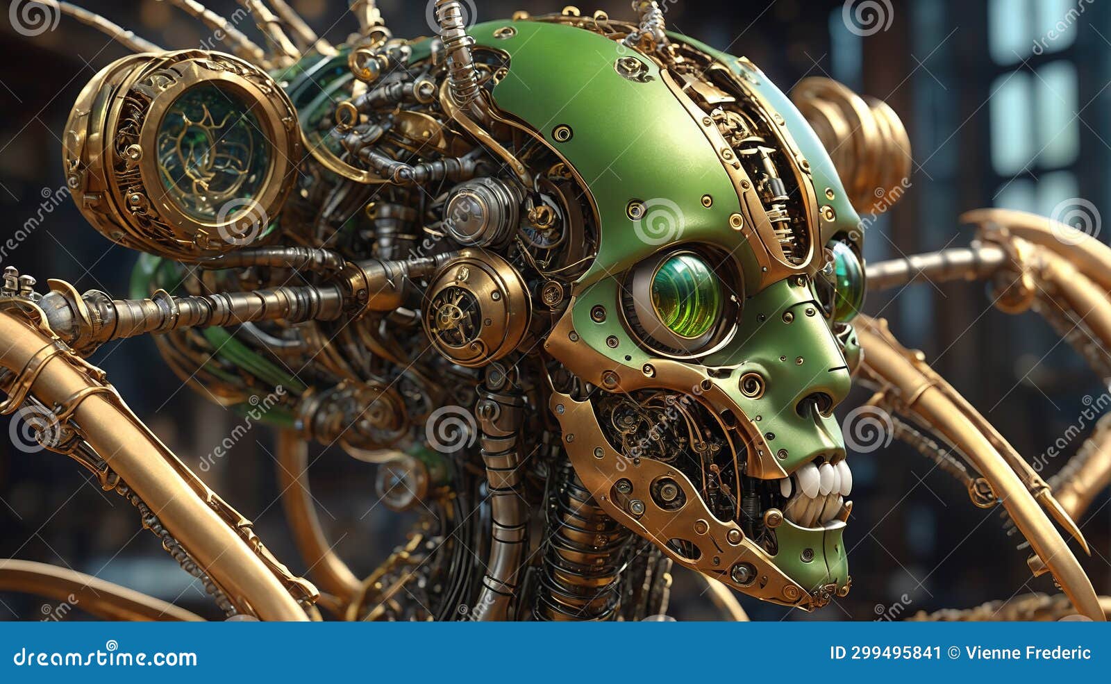 Unveiling the Unreal: Mantis S Mechanical Ballet Stock Illustration ...