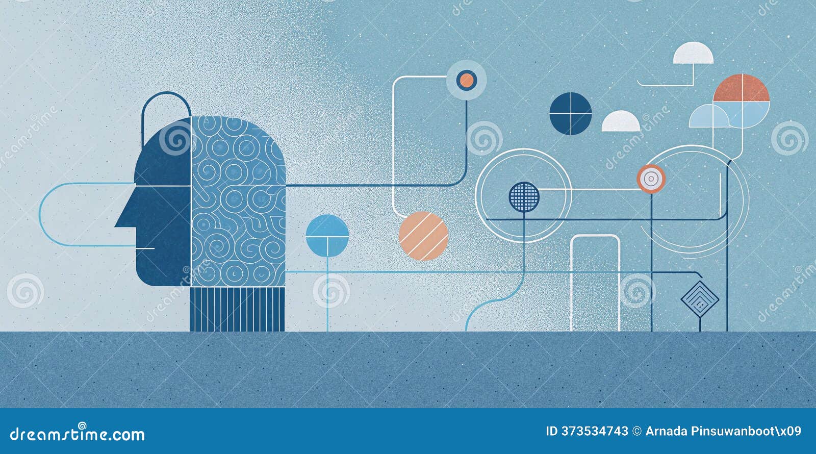 Unsupervised Learning Conceptual Smart Machine Technology Data Self ...