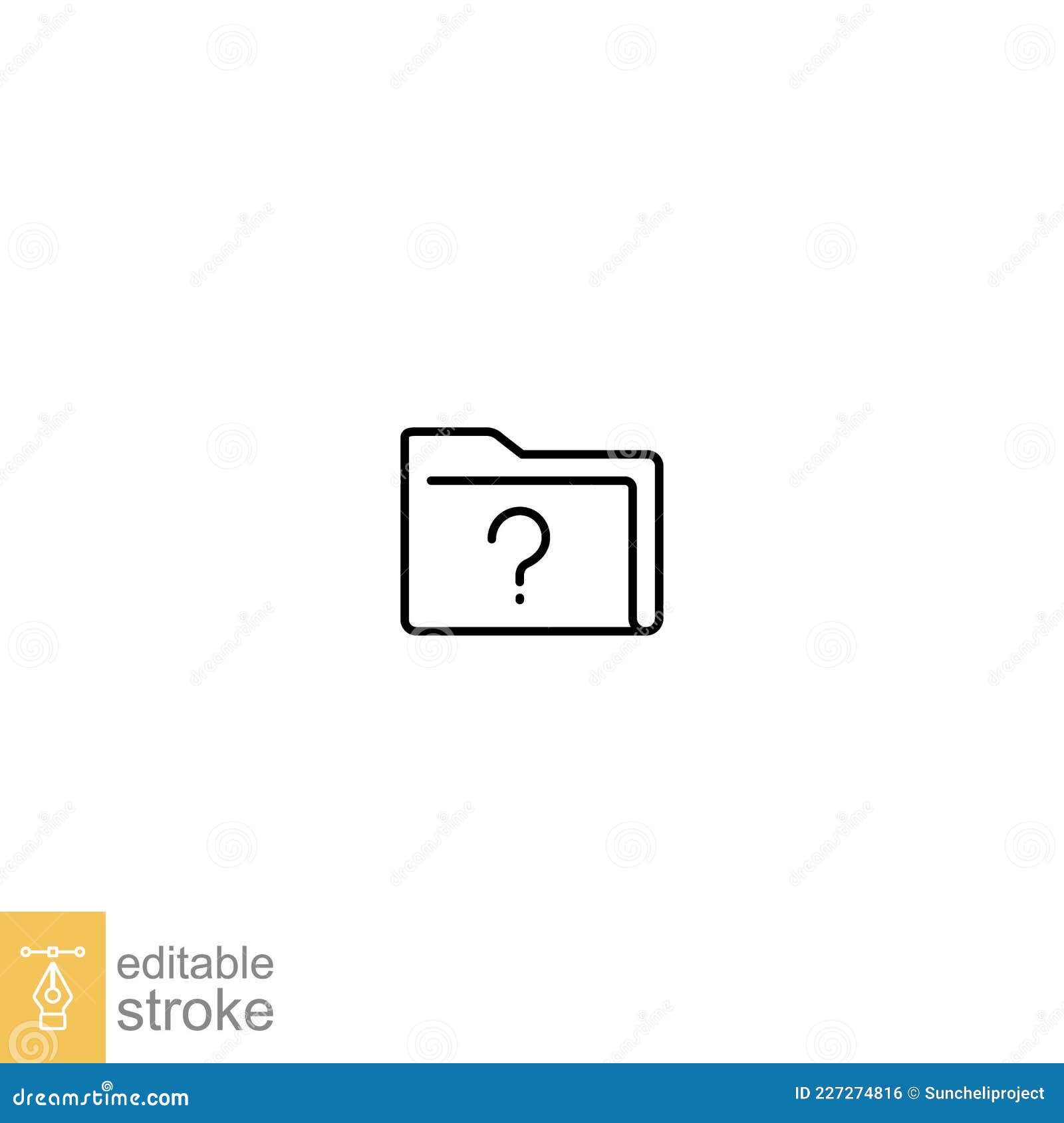 Unverify Document Folder Line Icon. FAQ Folder with Question Mark Stock ... Unverify Document Folder Line Icon. FAQ Folder with Question Mark Stock ...