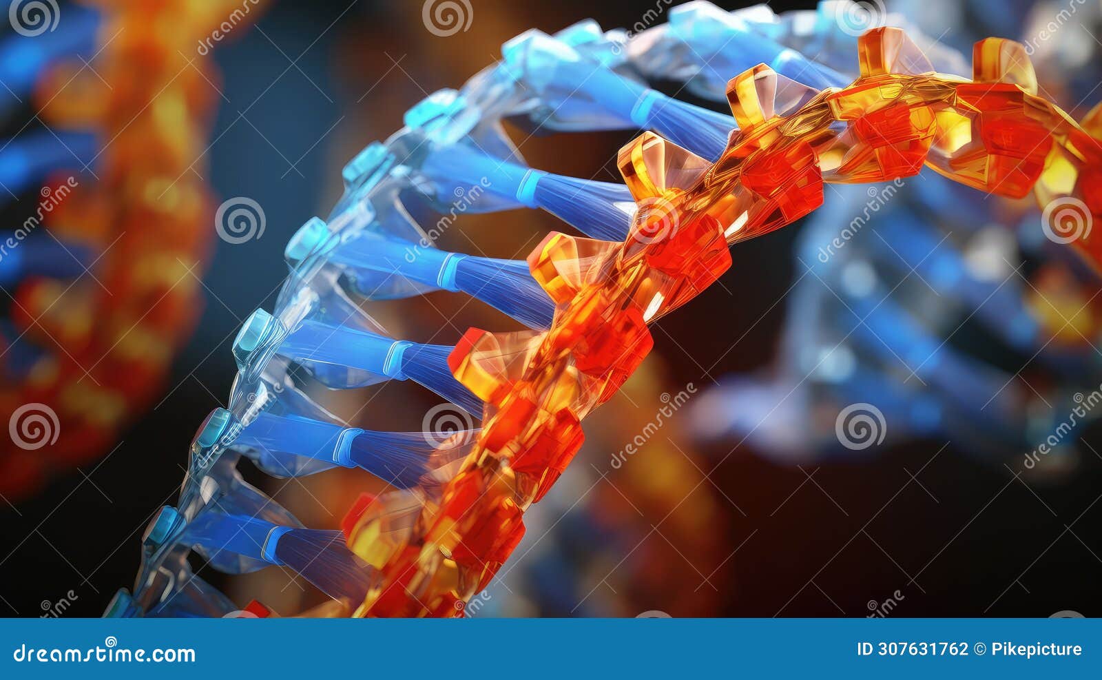 Unwinding dna helicase stock illustration. Illustration of enzyme ...