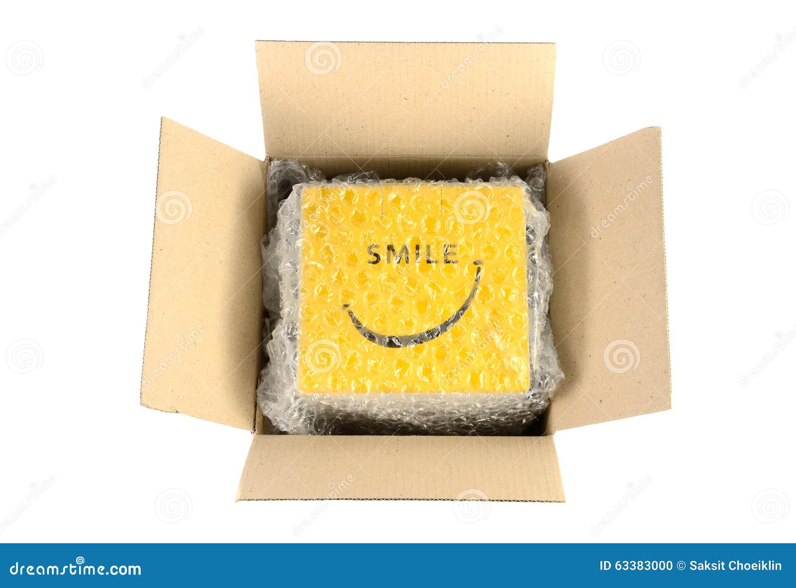 Unwrap Cardboard Box Stock Photography | CartoonDealer.com #63383000