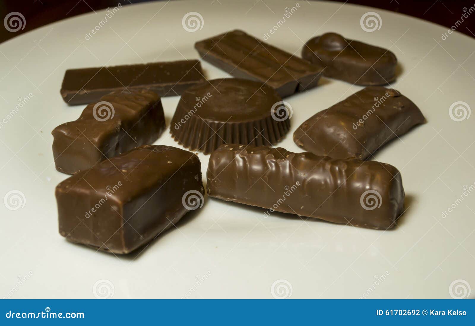 Unwrapped Candy Bars stock photo. Image of kids, unwrapped - 61702692