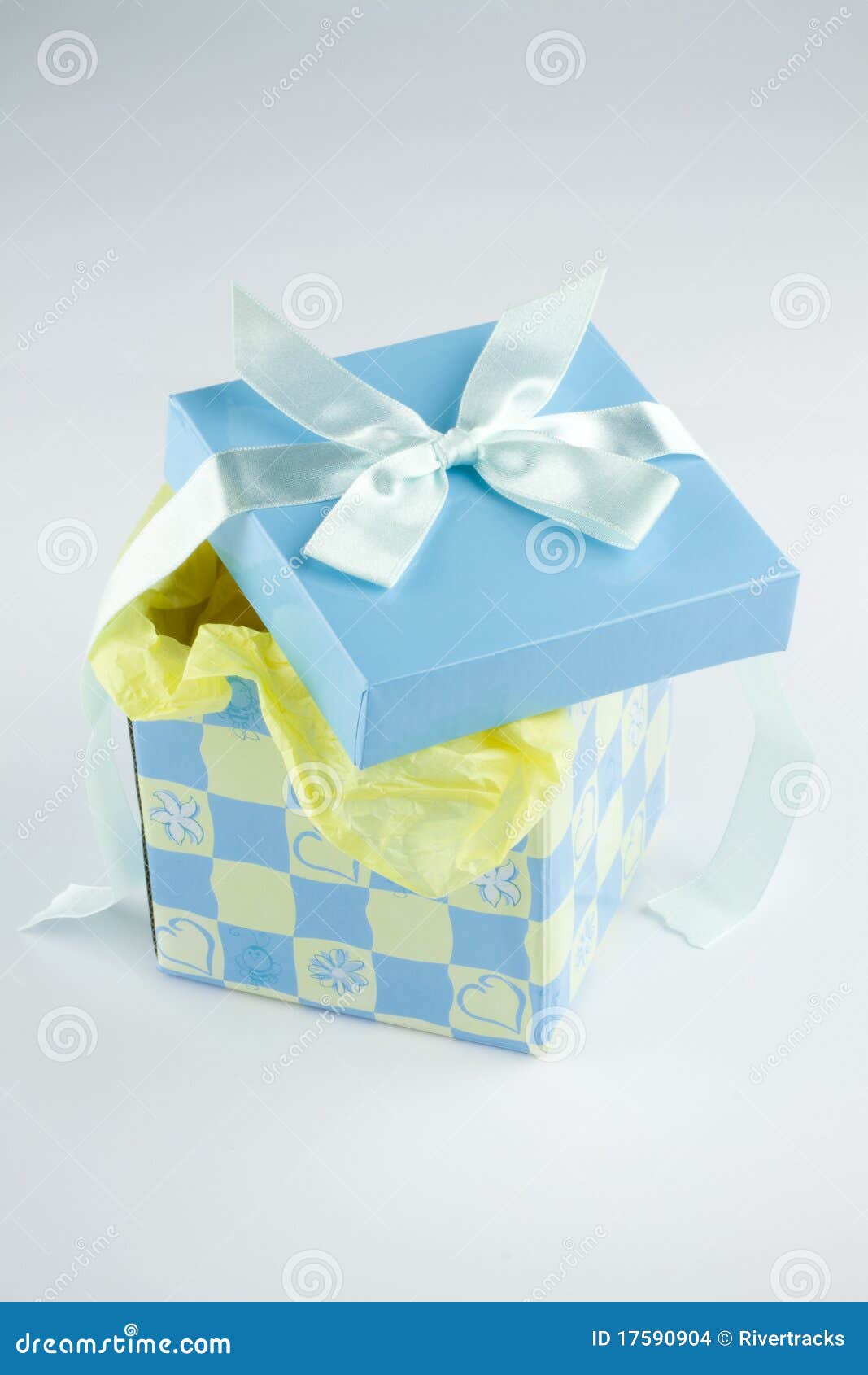 Unwrapped gift box present stock photo. Image of shopping - 17590904