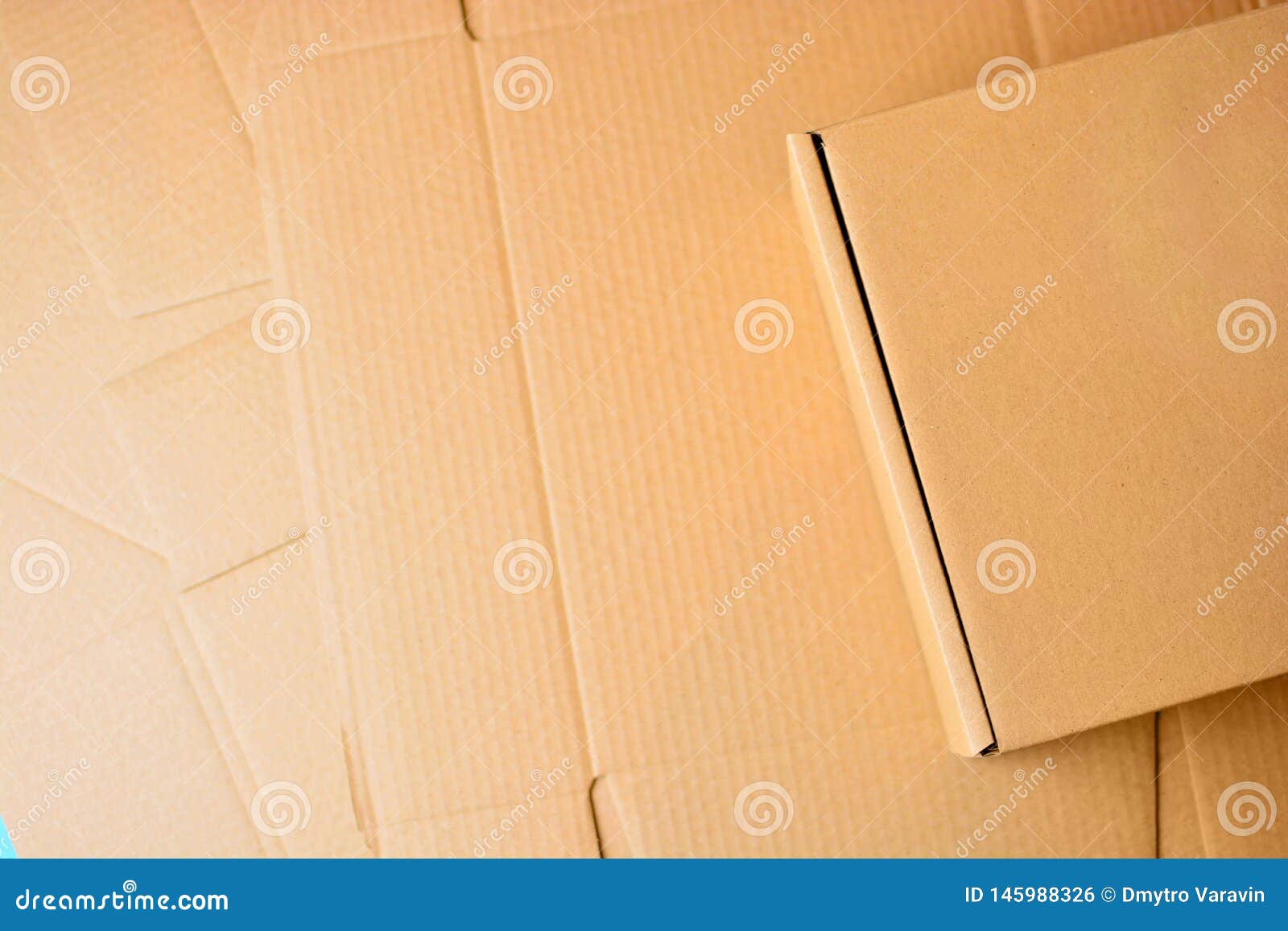Unwrapping Cardboard Package and Box Stock Photo - Image of pasteboard ...