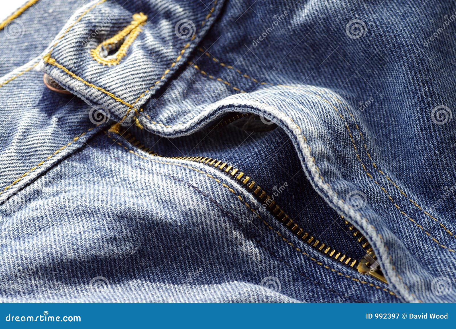 Unzipped Jeans Fly stock image. Image of denim, work, cutoffs - 992397