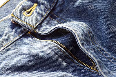 Unzipped Jeans Fly stock image. Image of denim, work, cutoffs - 992397