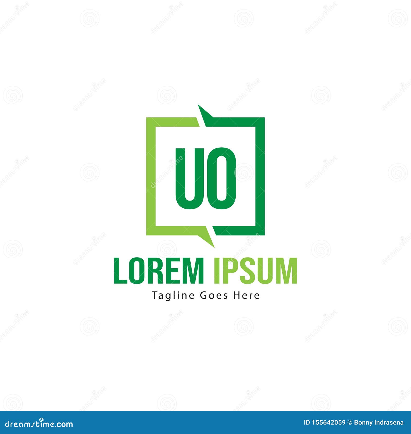 UO Letter Logo Design. Creative Modern UO Letters Icon Illustration ...