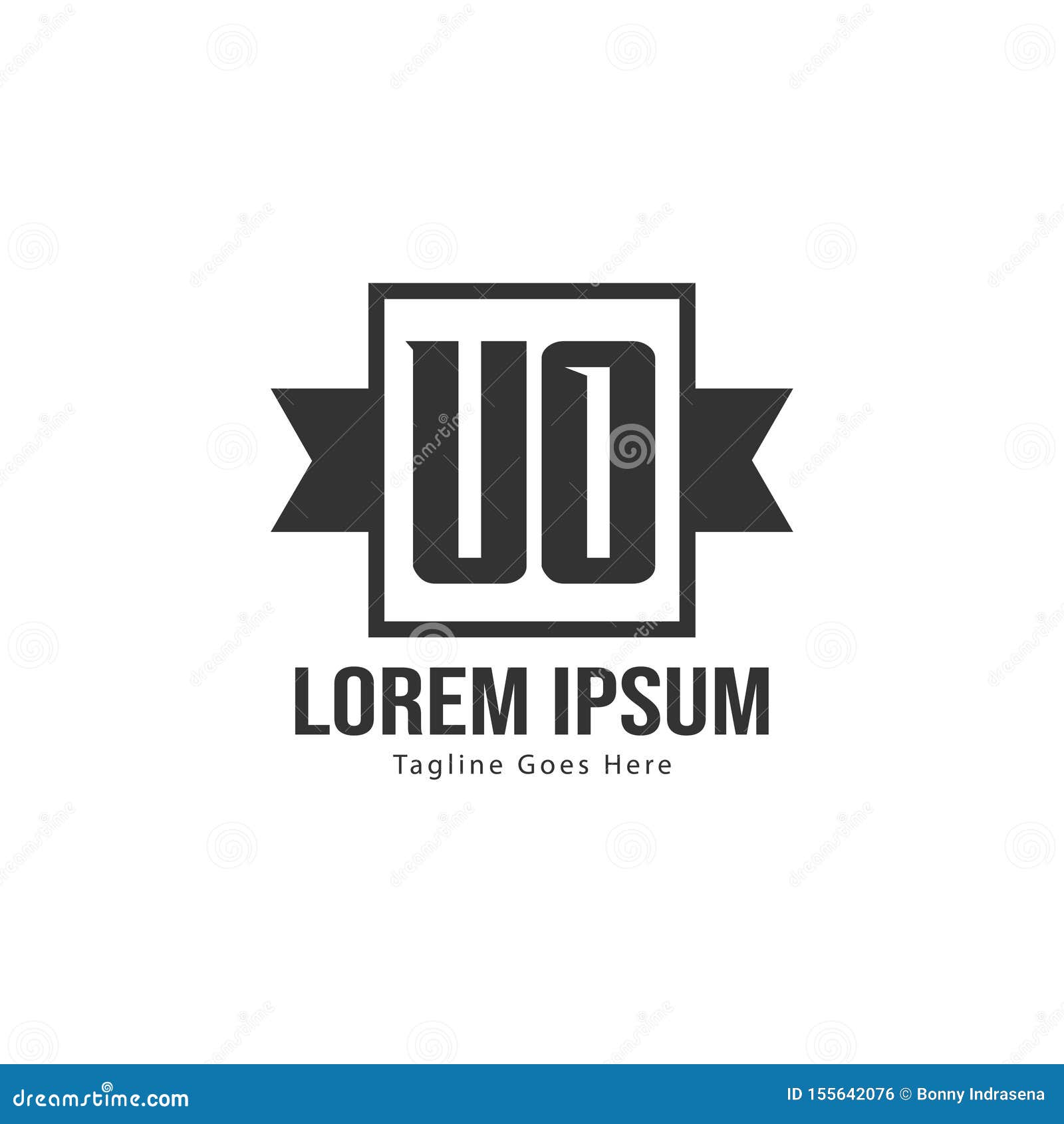 UO Letter Logo Design. Creative Modern UO Letters Icon Illustration ...