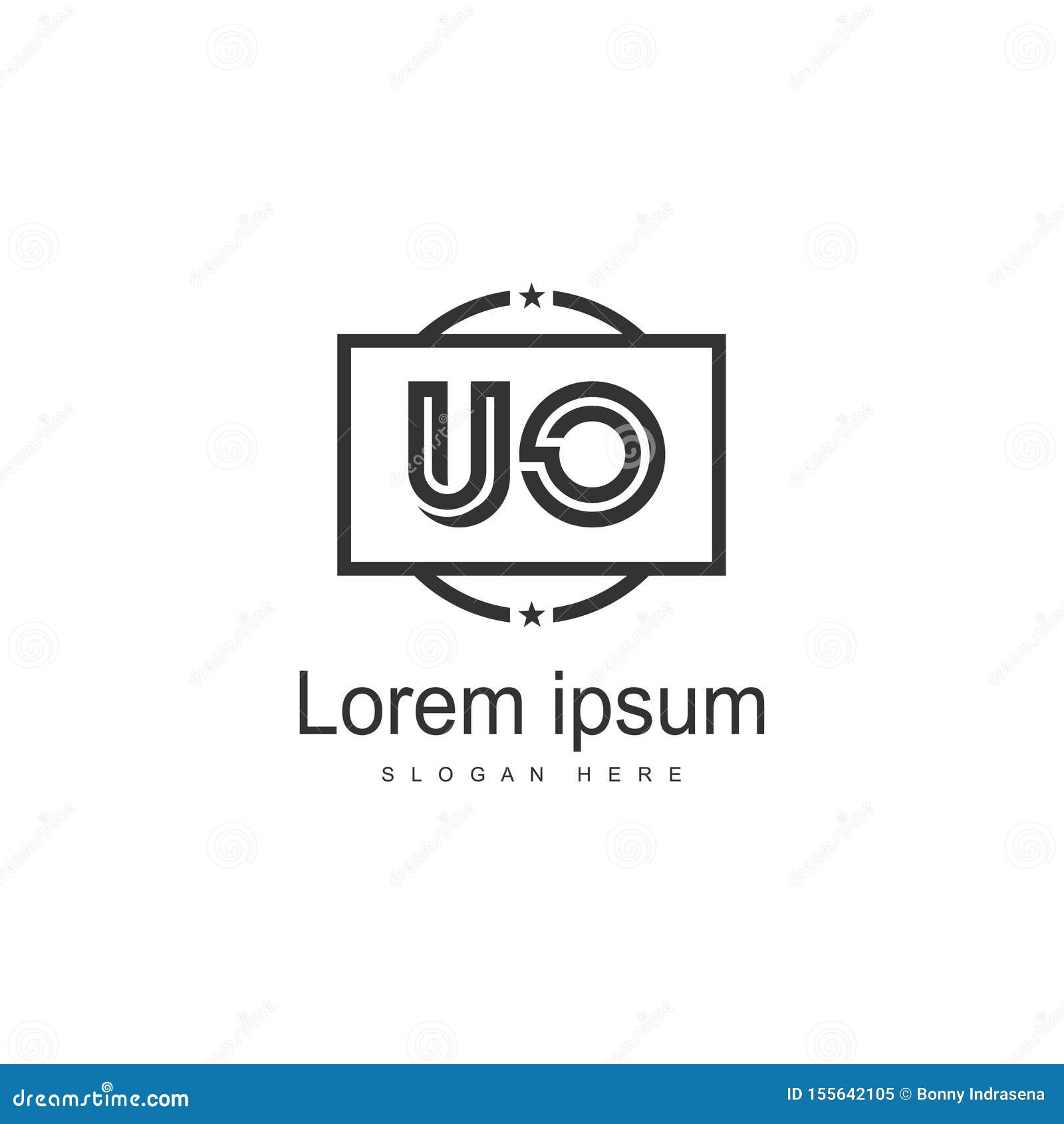 UO Letter Logo Design. Creative Modern UO Letters Icon Illustration ...