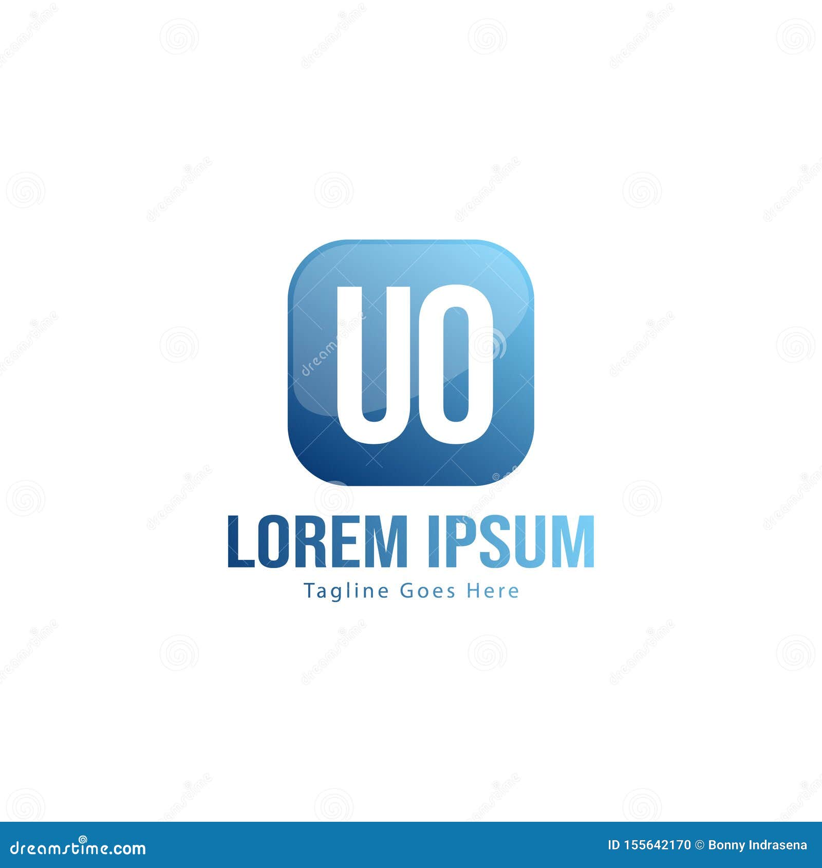 UO Letter Logo Design. Creative Modern UO Letters Icon Illustration ...