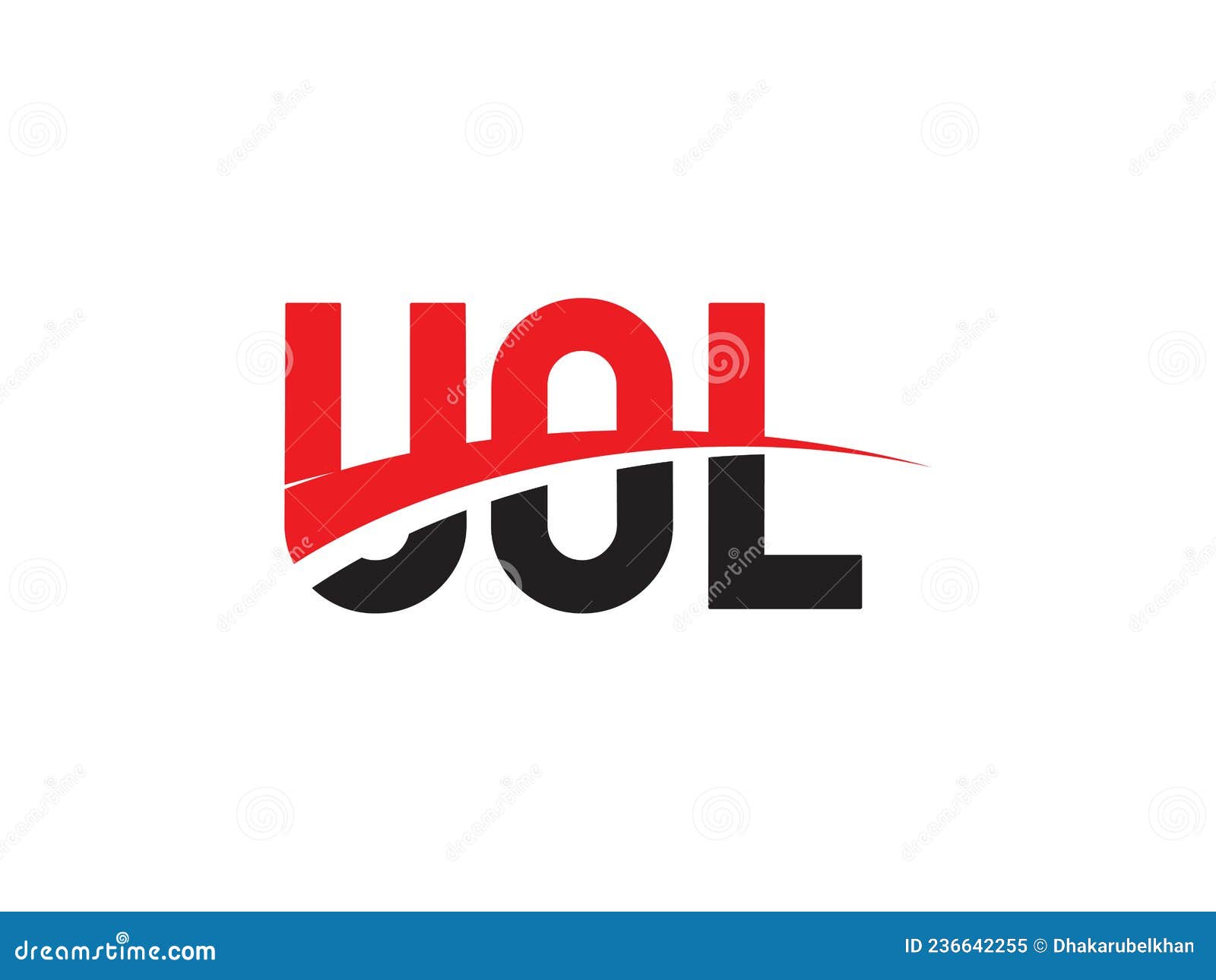 UOL Letter Initial Logo Design Vector Illustration Stock Vector ...