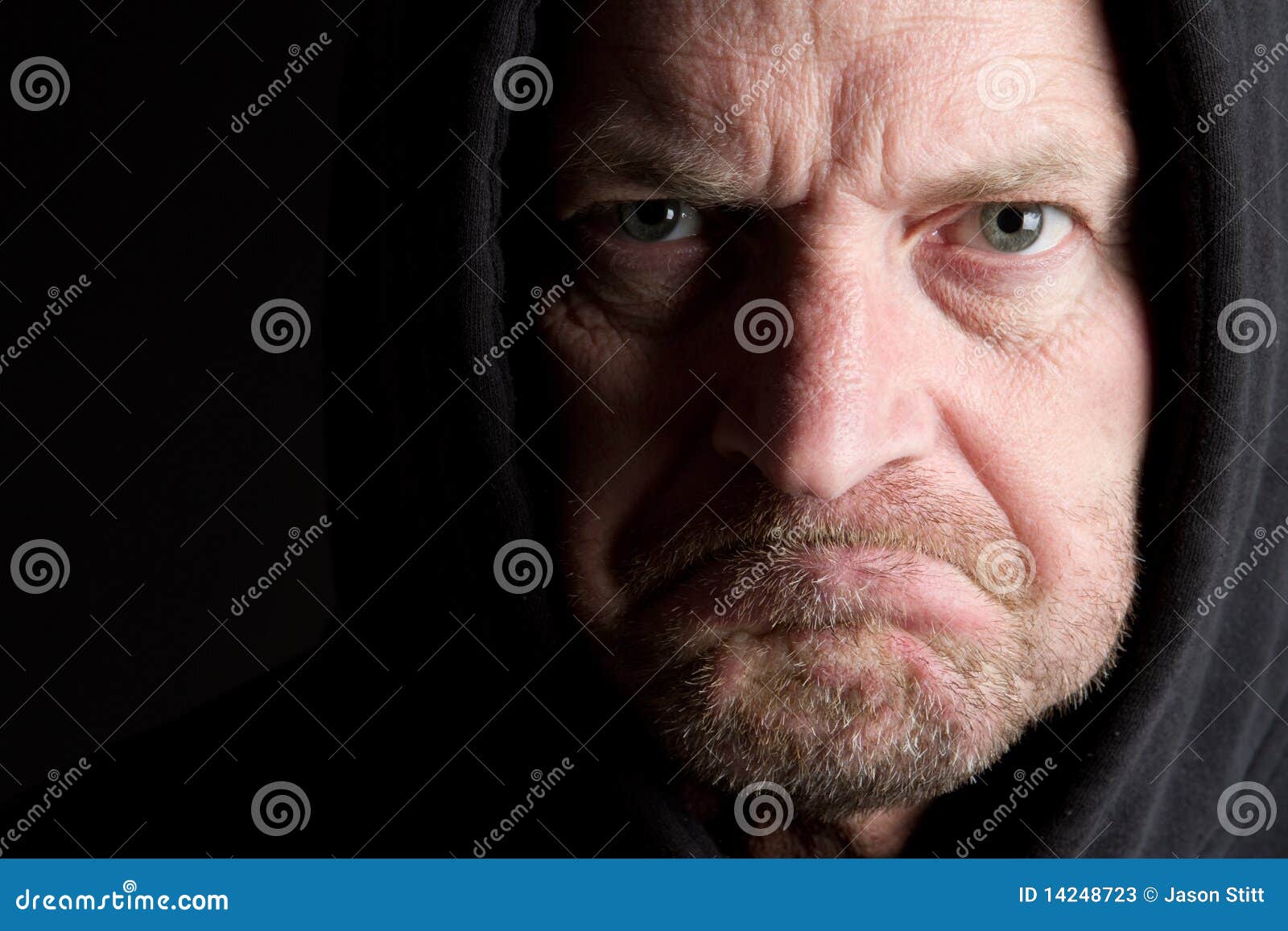 Uomo arrabbiato immagine stock. Immagine di barba, ragazzi - 14248723