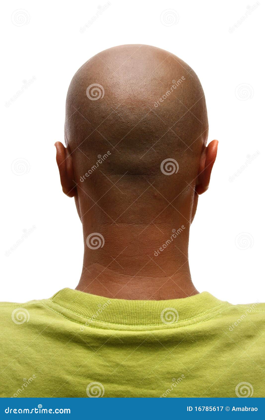 Uomo calvo immagine stock. Immagine di testa, sfondo - 16785617