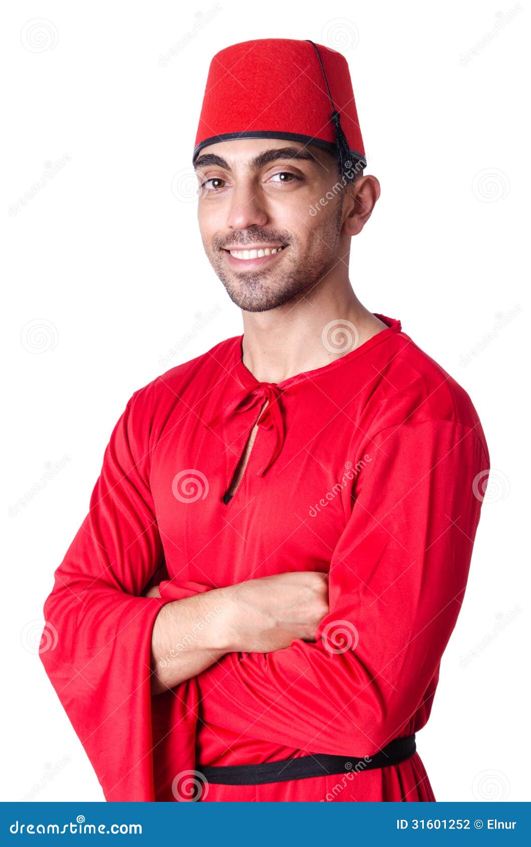 Uomo in Cappello Turco Tradizionale Fotografia Stock - Immagine di ...