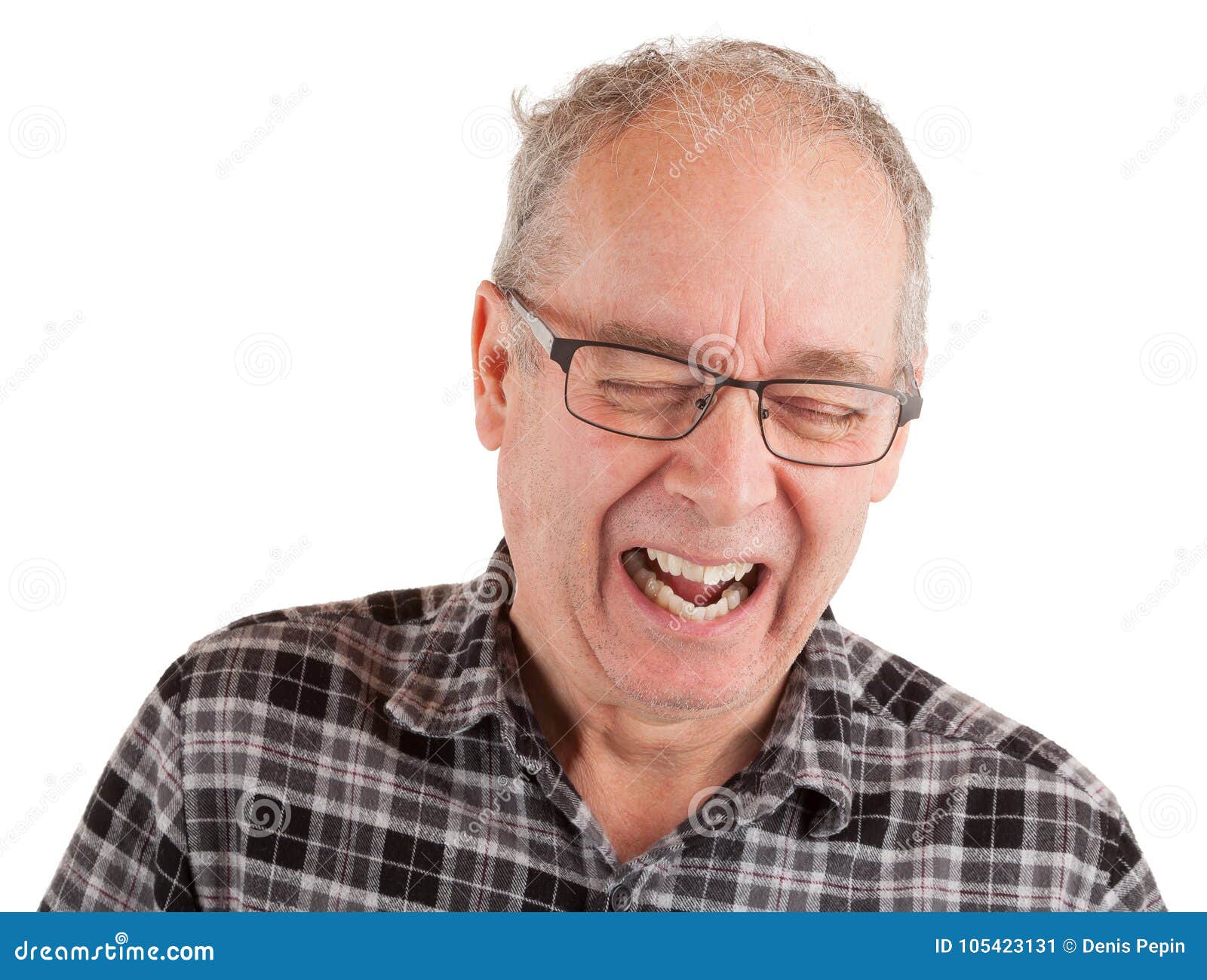 Uomo Che Ride Circa Qualcosa Immagine Stock - Immagine di sensibilità ...
