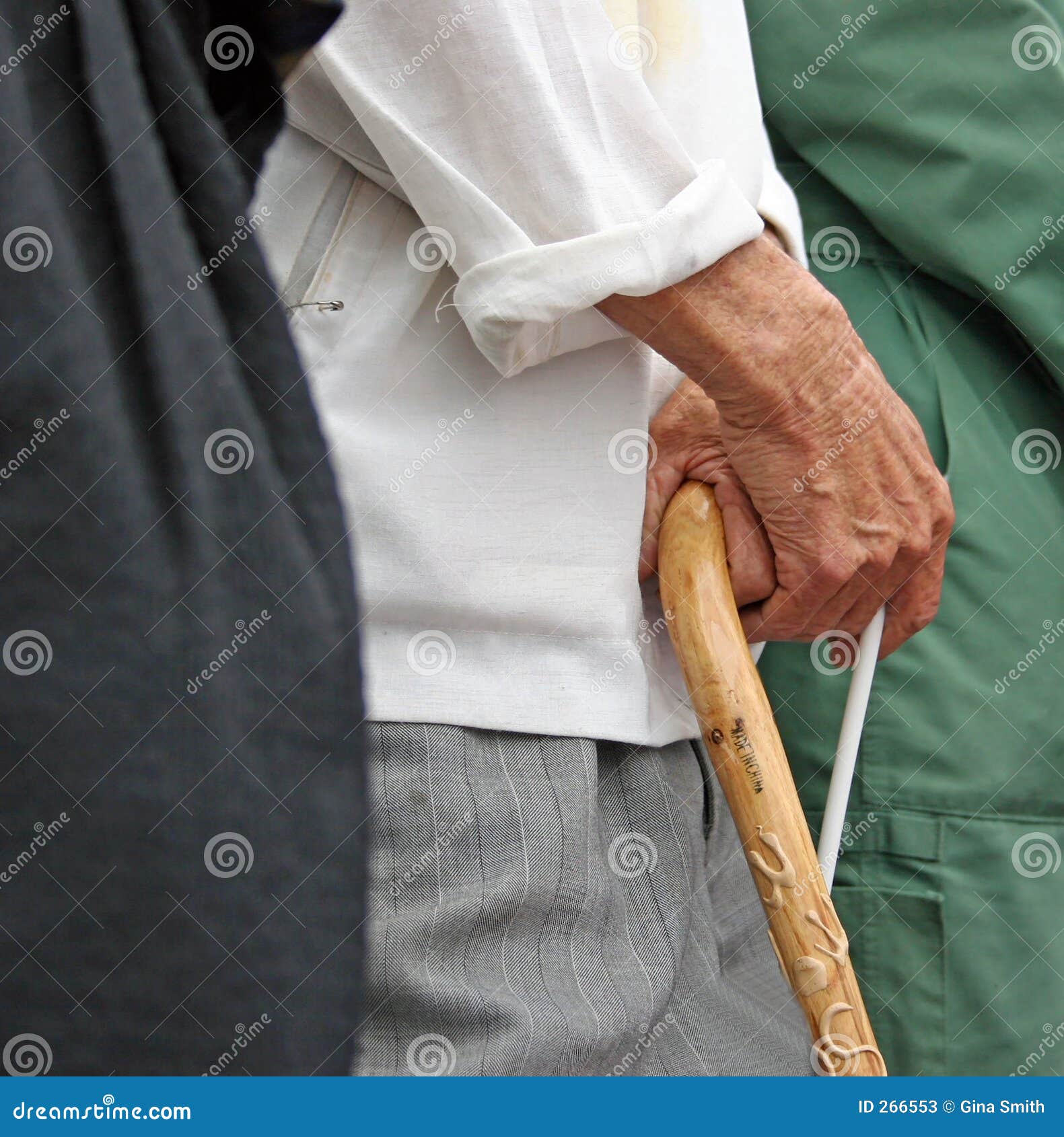 Uomo Con Il Bastone Da Passeggio Immagine Stock - Immagine di canna ...