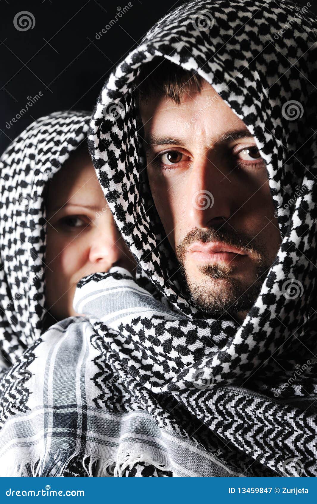 Uomo Con Il Palestinese Arabo Immagine Stock - Immagine di mantello ...