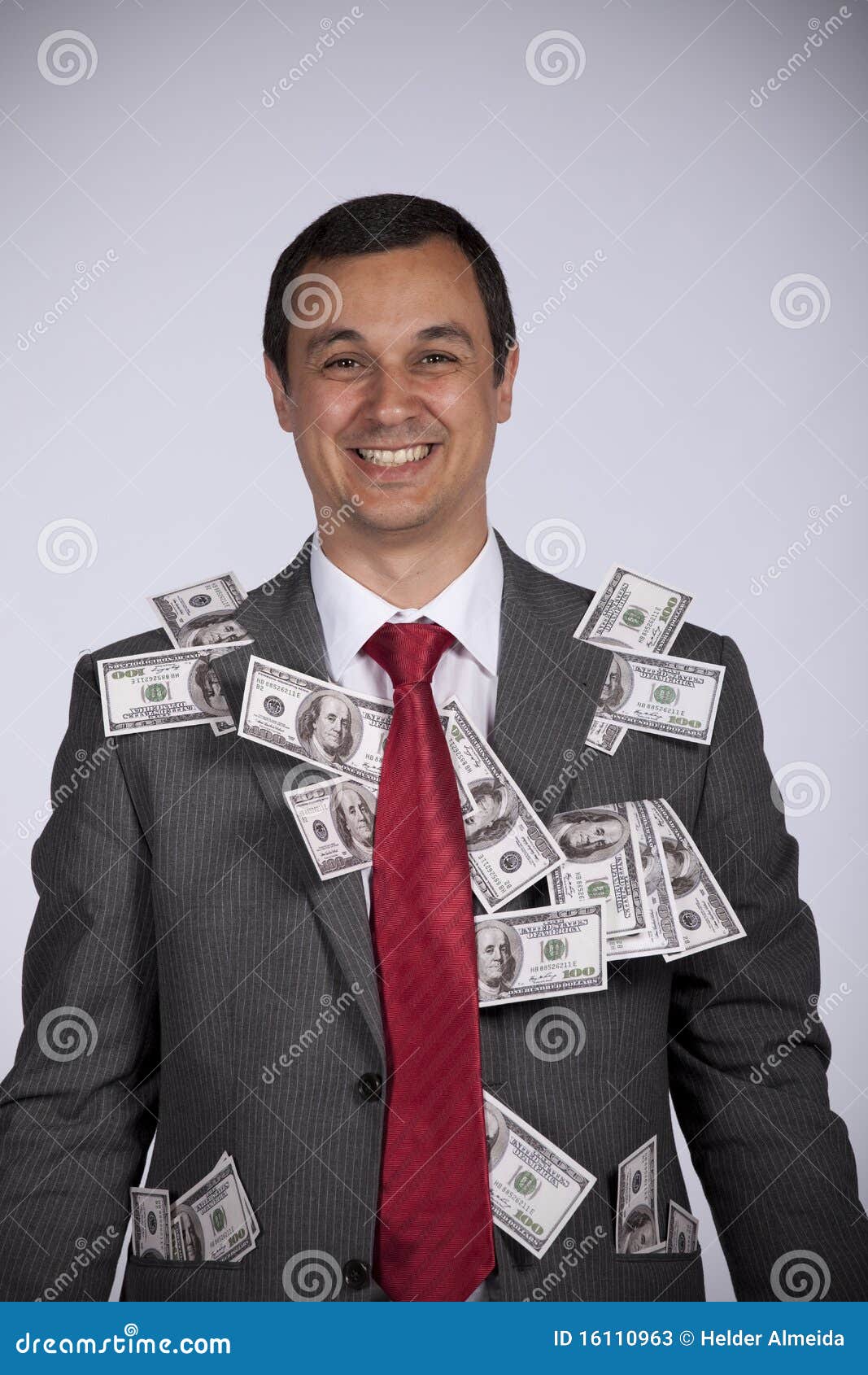 Uomo d'affari ricco felice immagine stock. Immagine di imprenditore ...