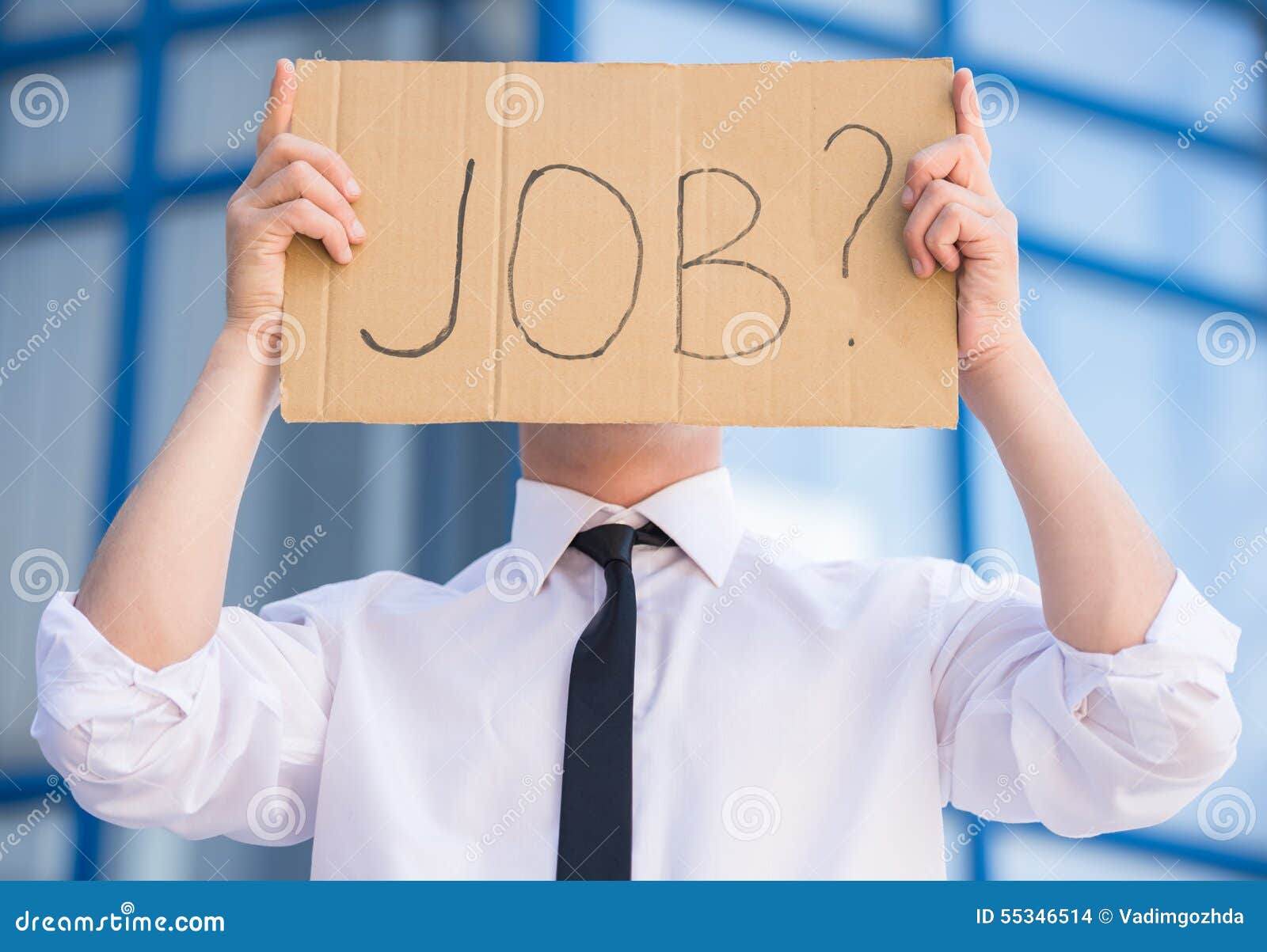 Uomo disoccupato fotografia stock. Immagine di confusione - 55346514