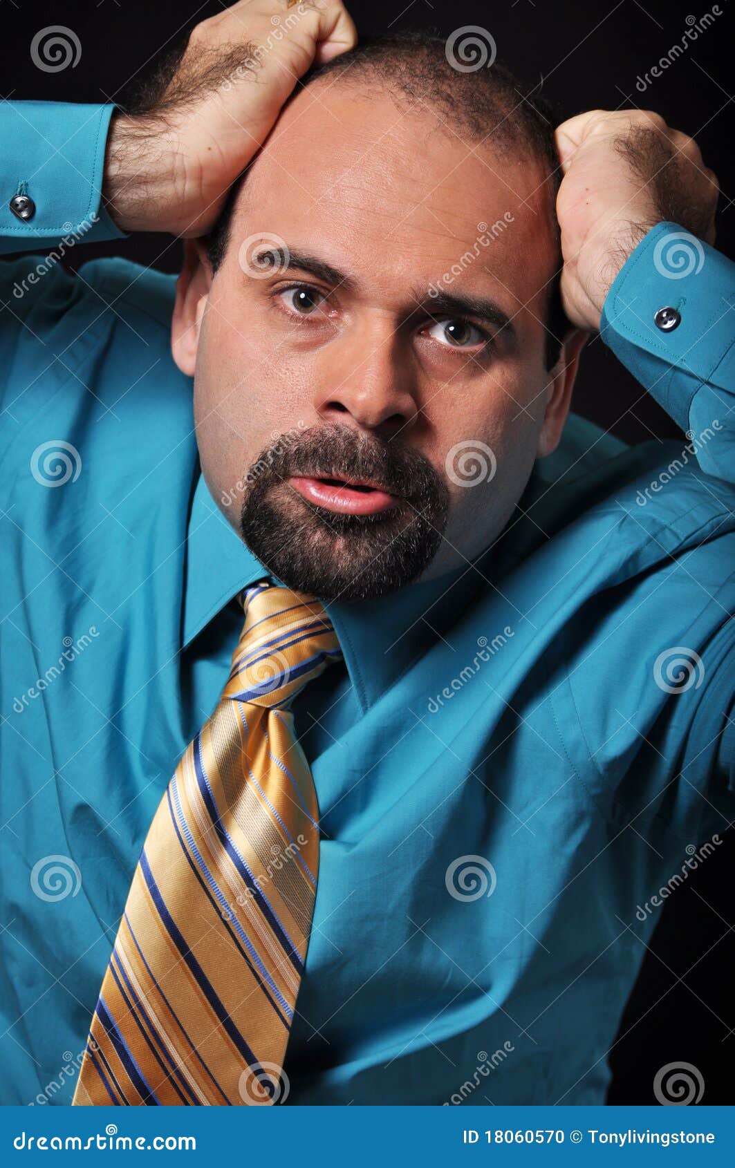 Uomo pazzo fotografia stock. Immagine di emozione, pazzo - 18060570