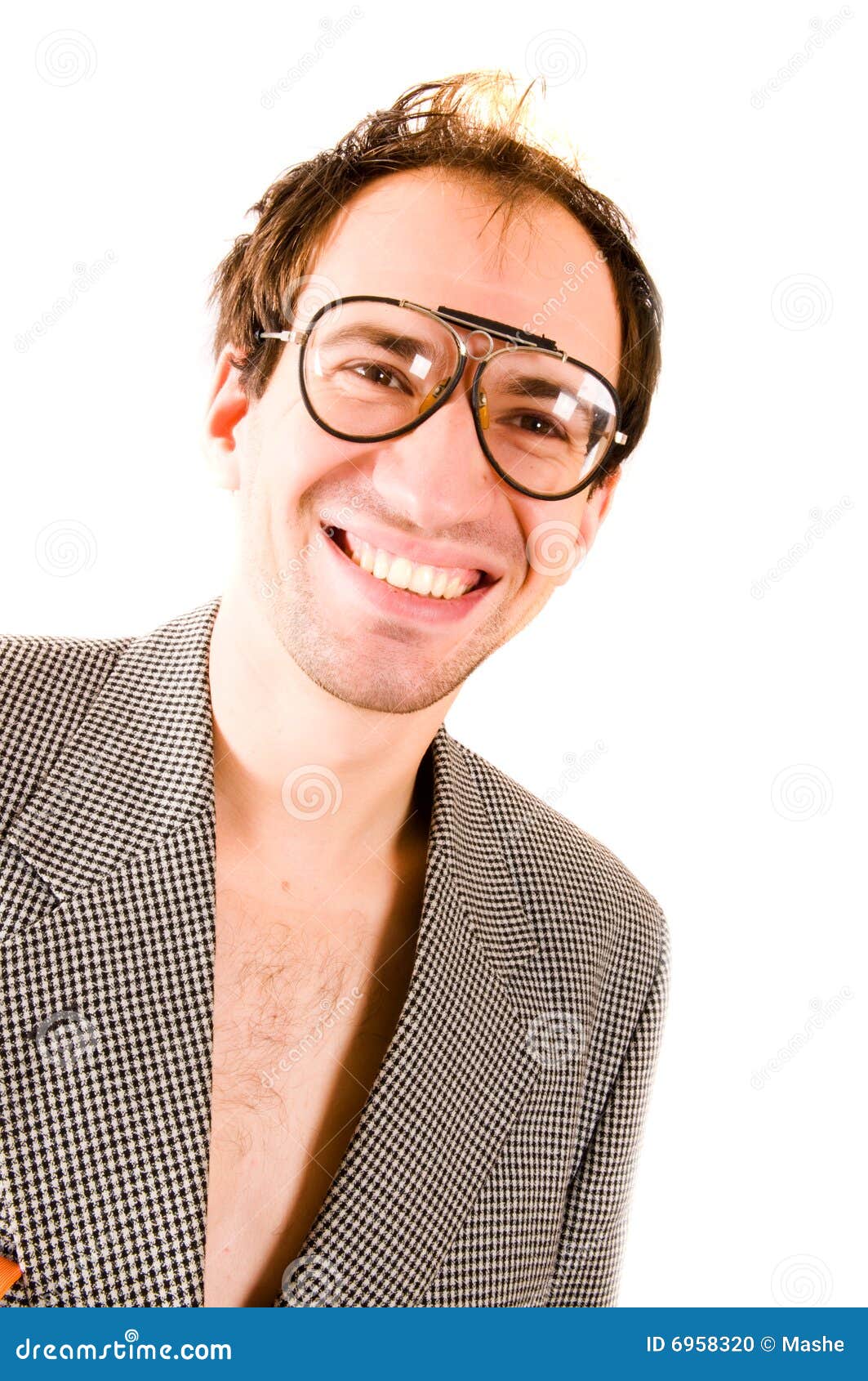 Uomo pazzo di emozioni fotografia stock. Immagine di infastidito - 6958320