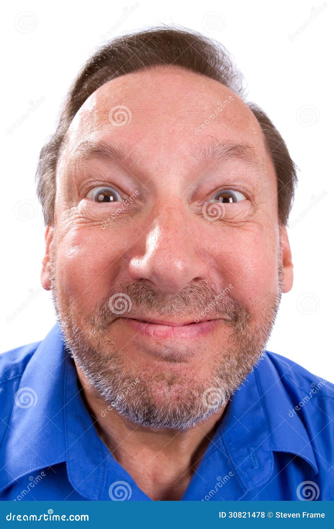 Uomo Senior Divertente Sciocco Fotografia Stock - Immagine di voculare ...