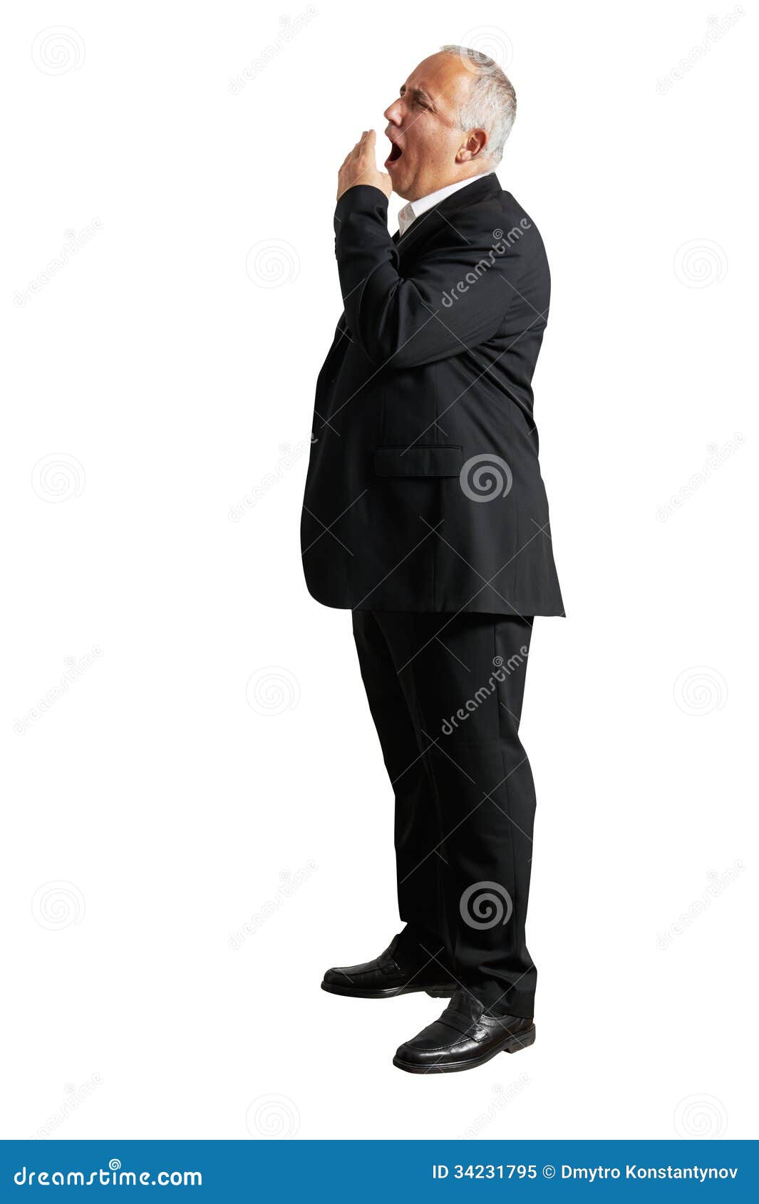 Uomo stanco sopra bianco immagine stock. Immagine di maschio - 34231795