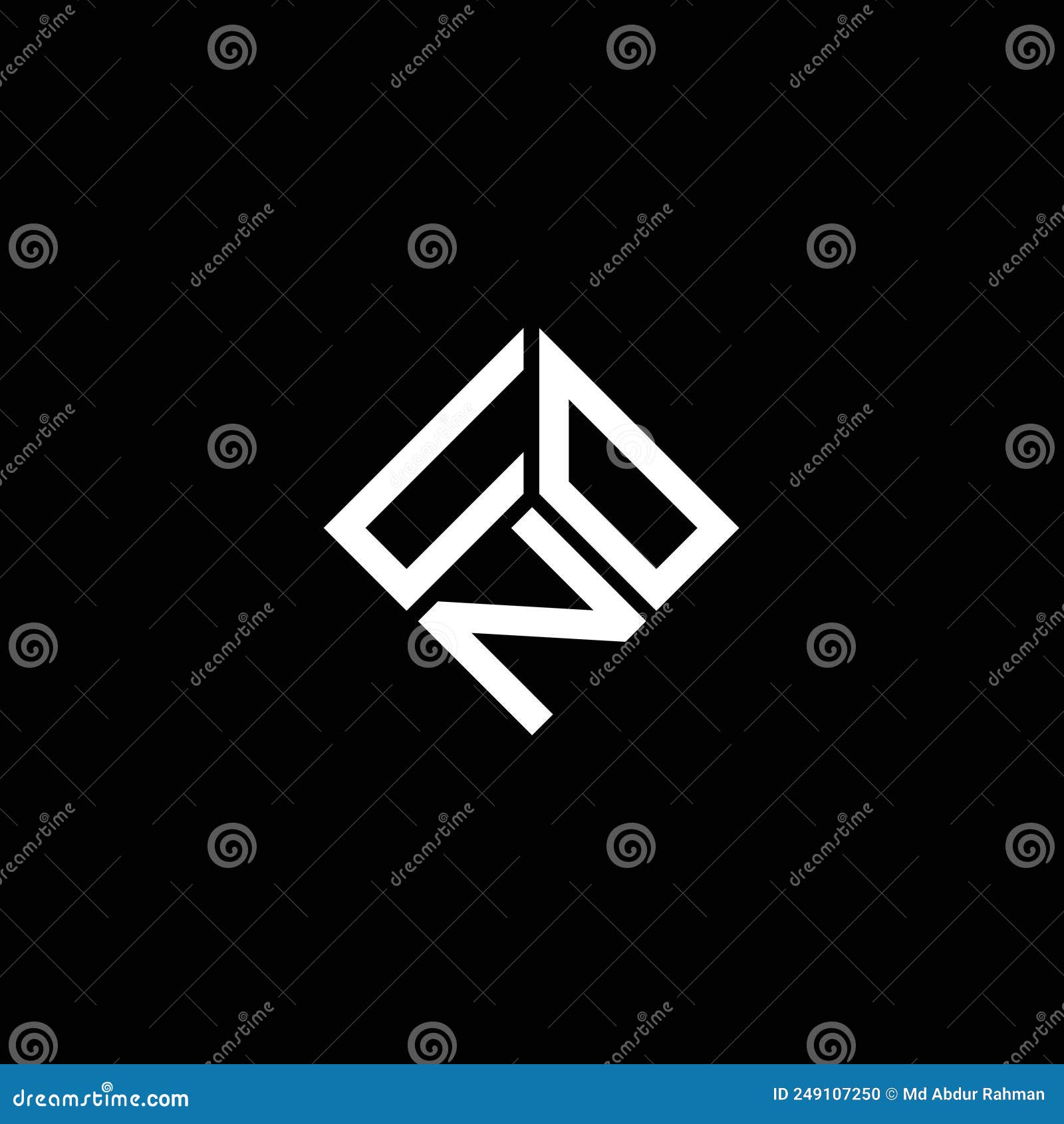 UON Letter Logo Design on Black Background. UON Creative Initials ...
