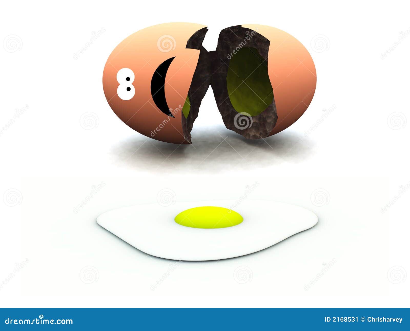 Uovo rotto 45 illustrazione di stock. Illustrazione di rotto - 2168531