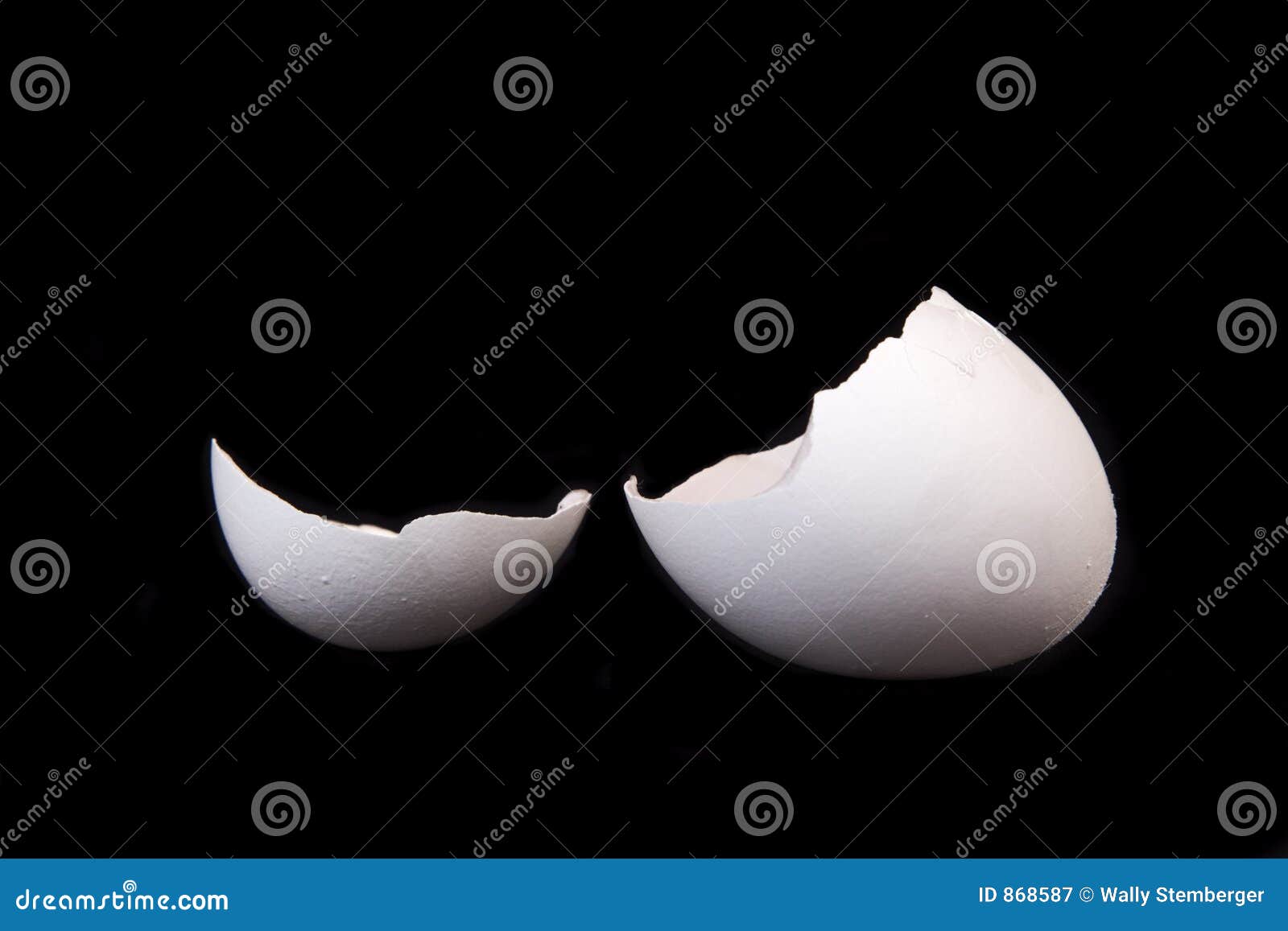 Uovo rotto immagine stock. Immagine di visualizza, gallina - 868587