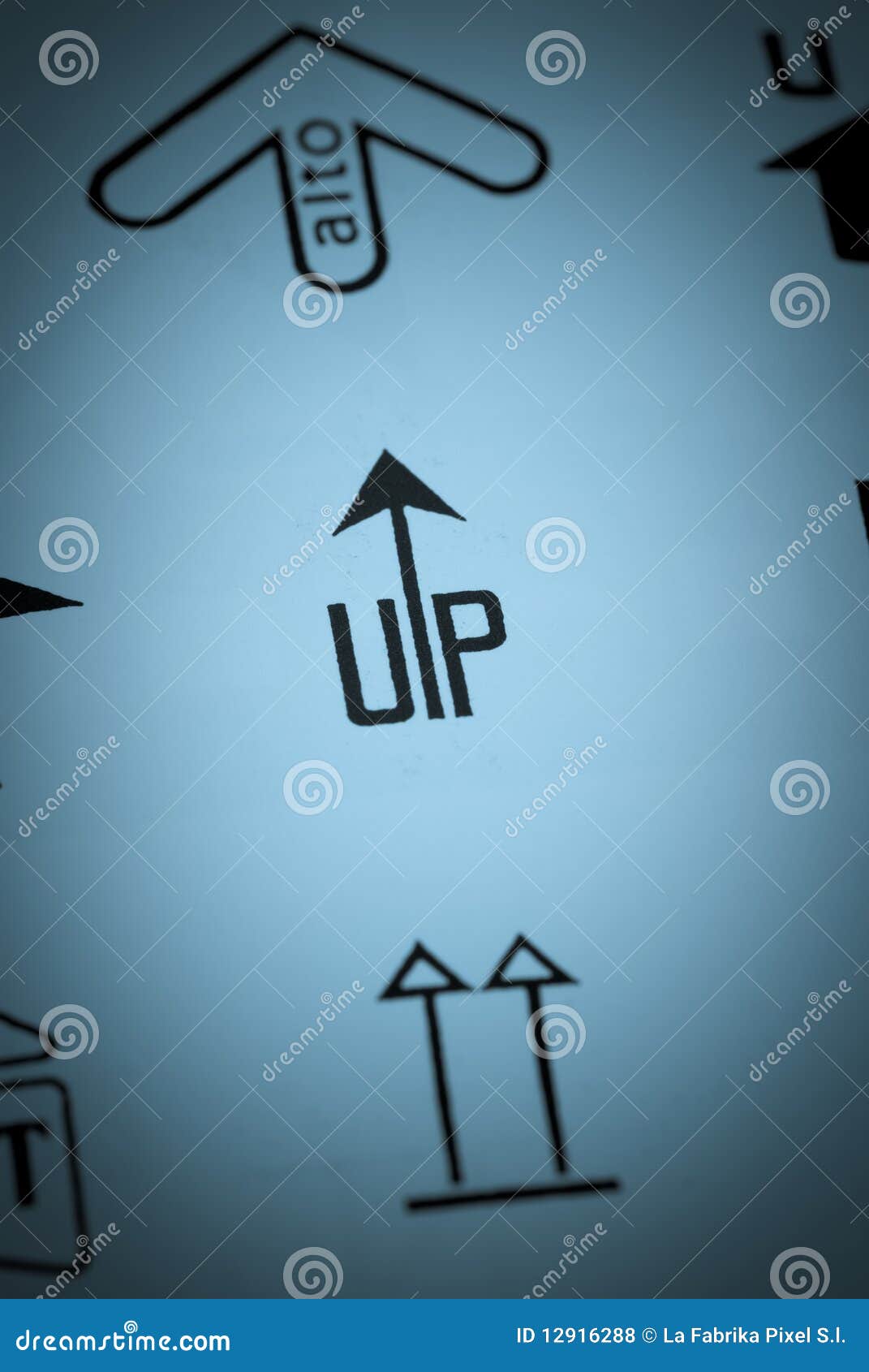 Up stock illustration. Illustration of warning, moving - 12916288