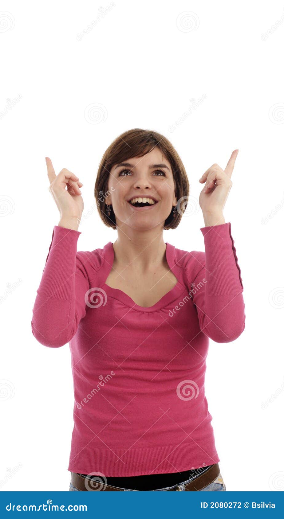 Up stock photo. Image of girl, pose, emotion, beauty, hands - 2080272