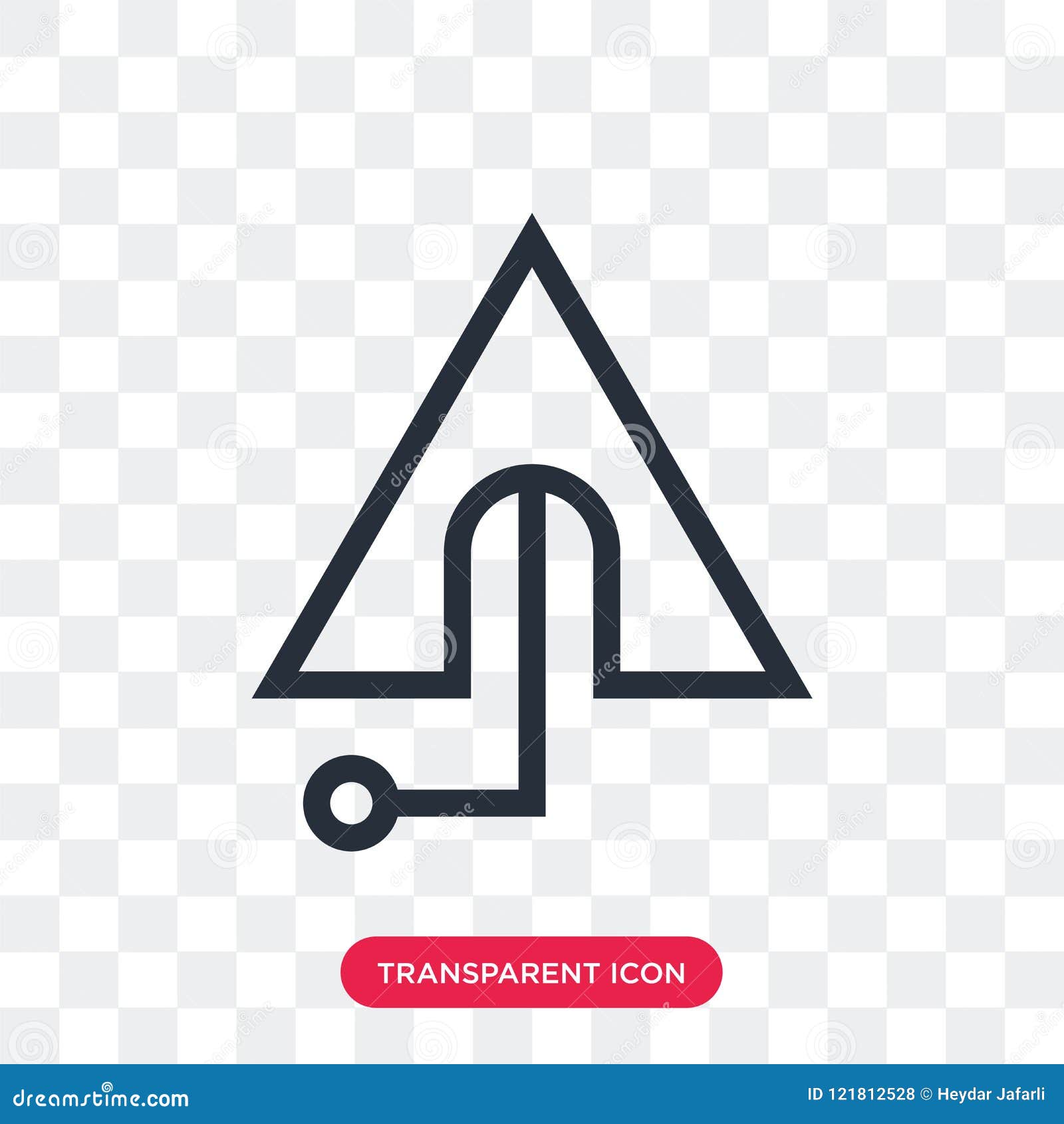 Up Arrow Vector Icon Isolated on Transparent Background, Up Arrow Logo ...