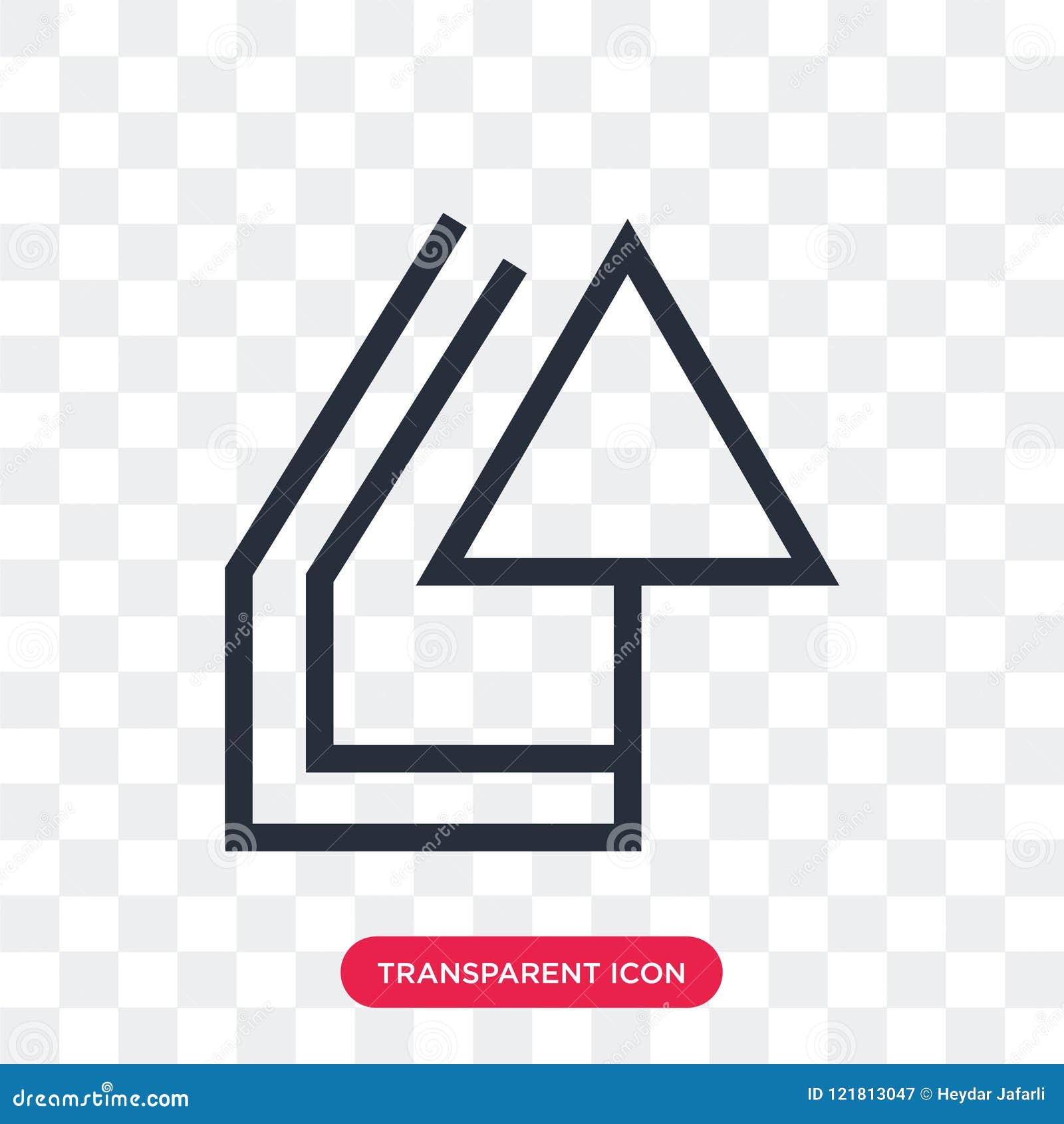 Up Arrow Vector Icon Isolated on Transparent Background, Up Arrow Logo ...