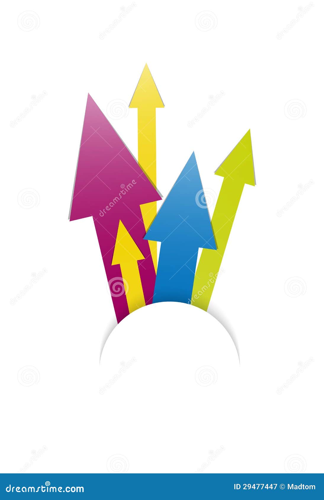 Up arrows background stock vector. Illustration of decorative - 29477447