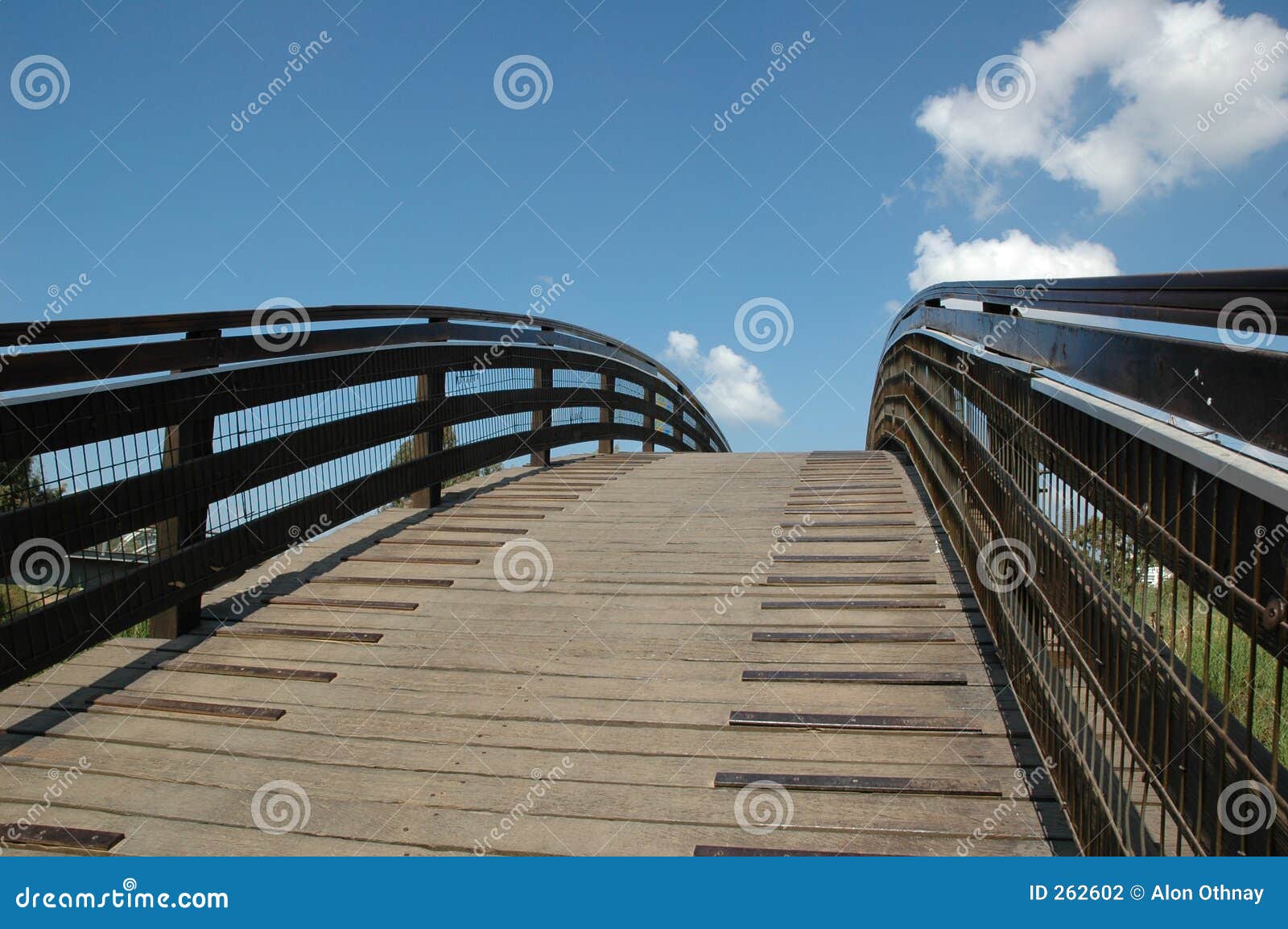 Up the bridge II stock photo. Image of scaffold, walk, platform - 262602