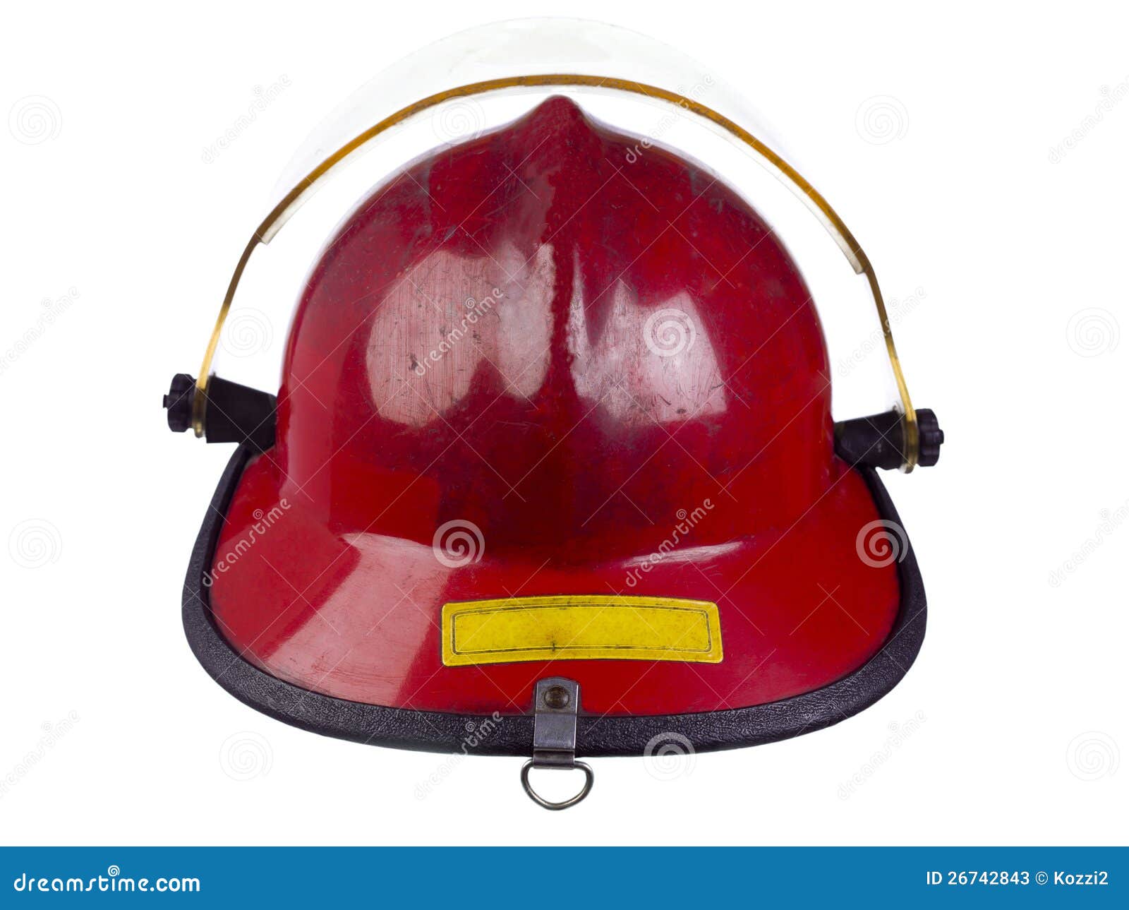 Up close fire helmet stock image. Image of protective - 26742843