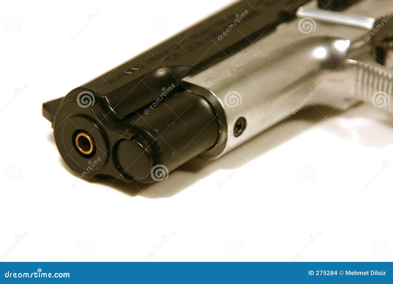 Up Close on a Gun stock photo. Image of straight, repair - 275284