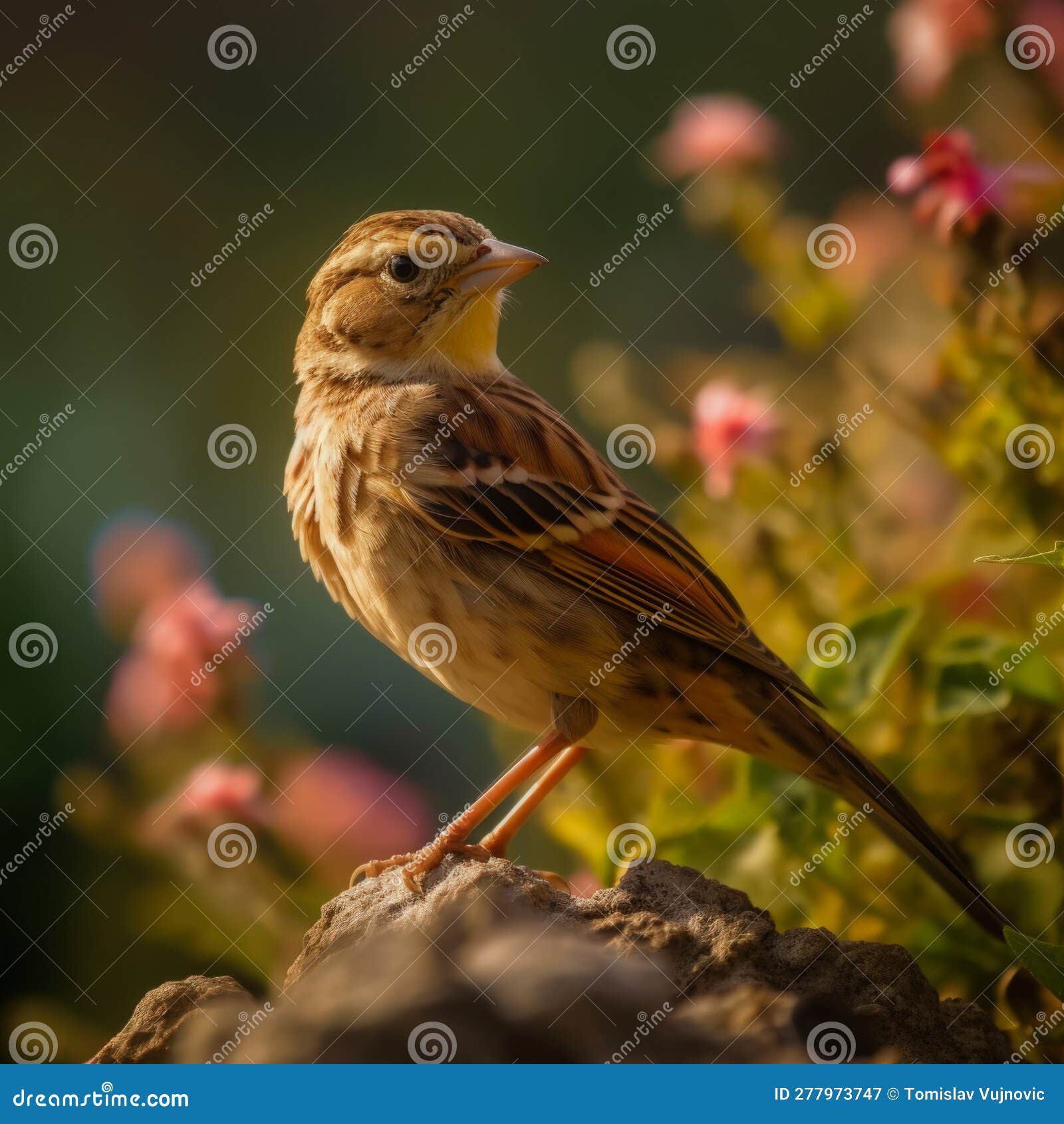 Up Close of Outdoor Lark Bird Stock Illustration - Illustration of ...