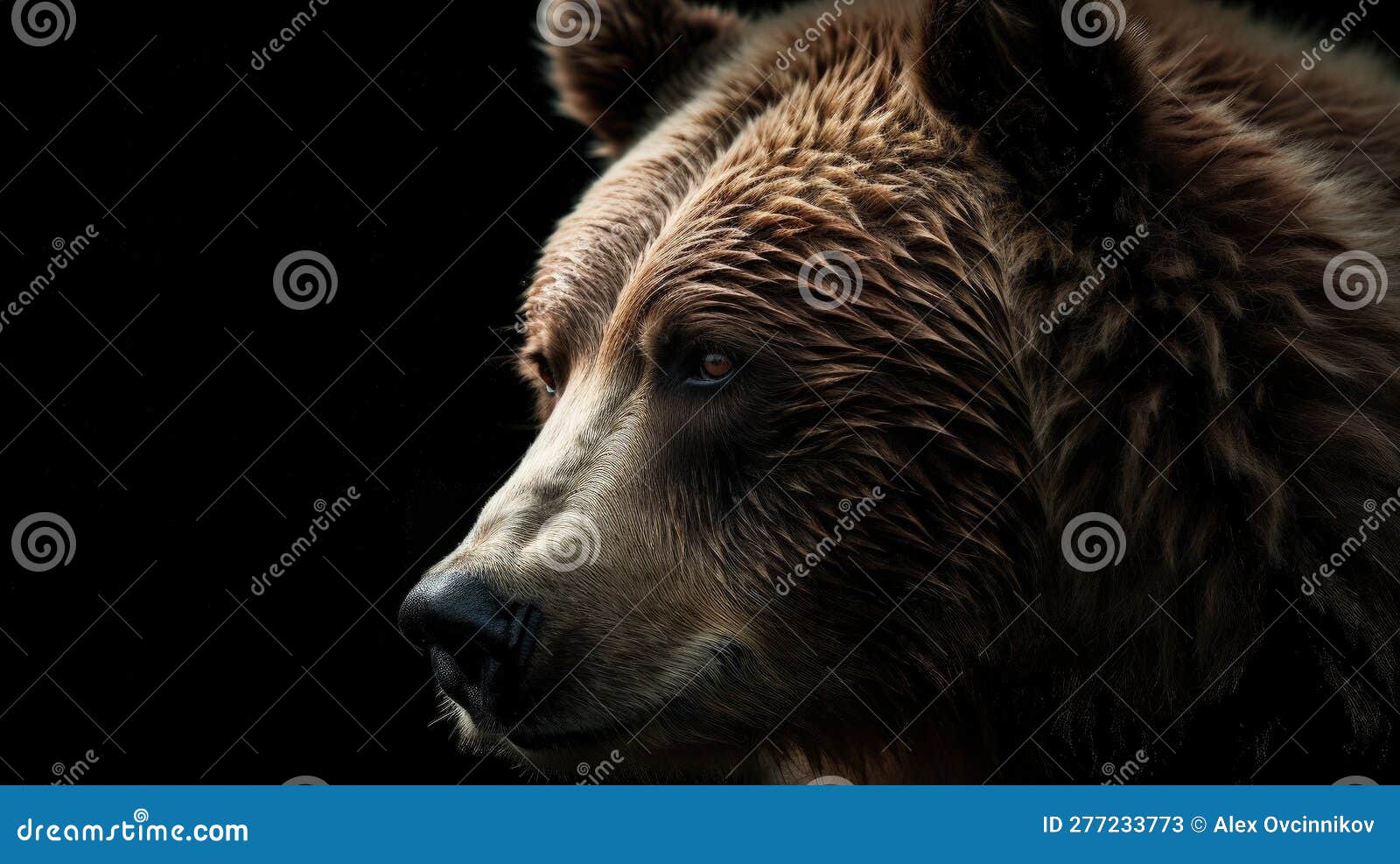 Up Close with a Real Bear: Perfect for Posters and Invitations. Stock ...