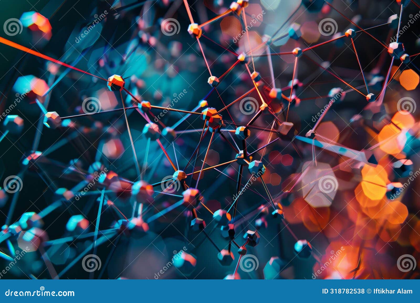 Up-close View of a Cluster of Tiny Balls Forming a Complex and Dynamic ...