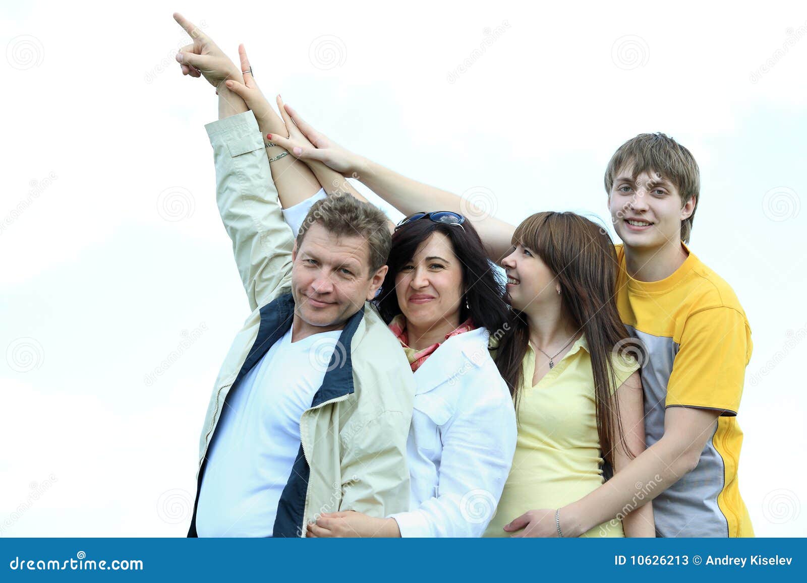 Up direction stock image. Image of friendly, four, parents - 10626213