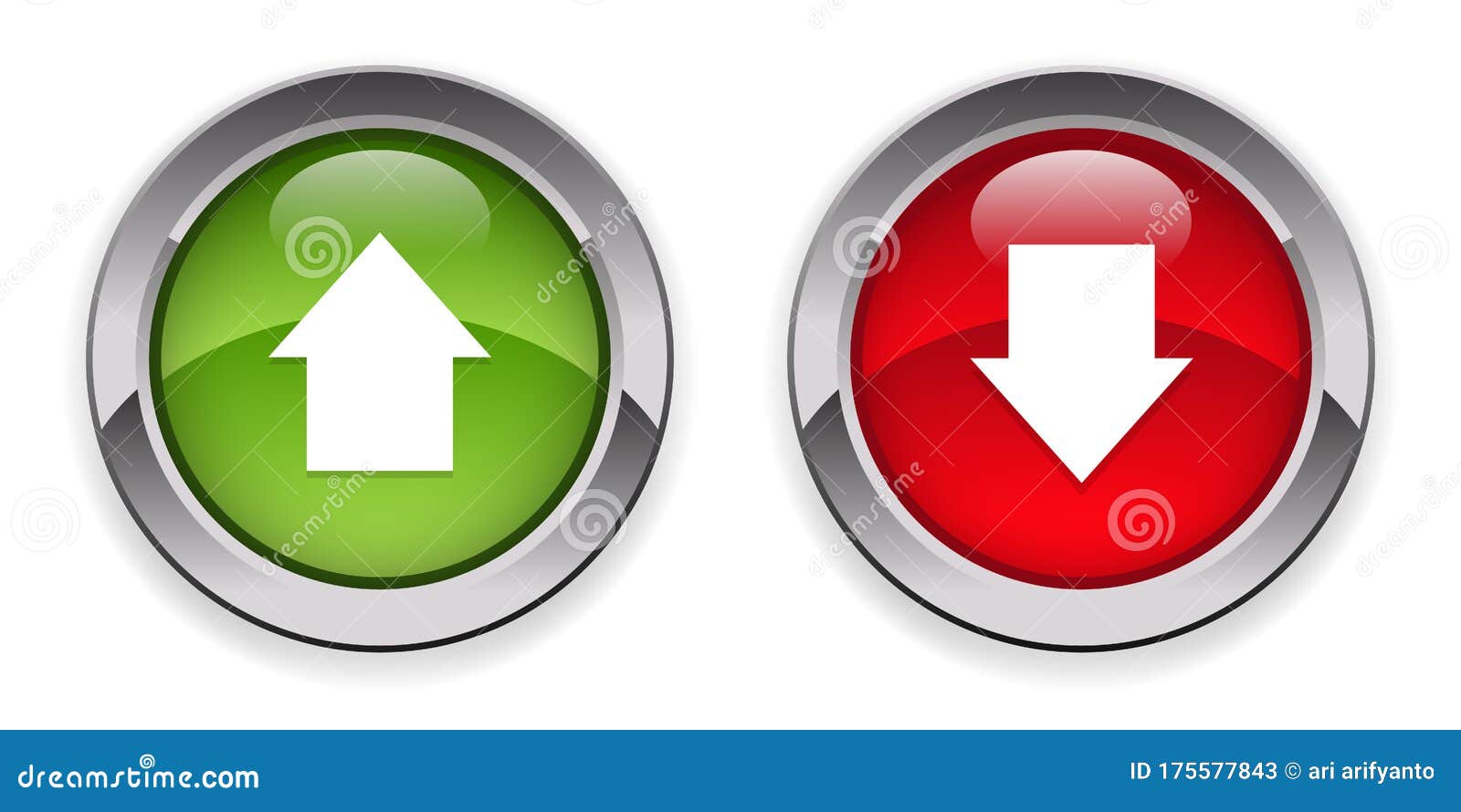Up and Down Arrow Button Icon Glossy 3D Stock Vector - Illustration of ... Up and Down Arrow Button Icon Glossy 3D Stock Vector - Illustration of ...