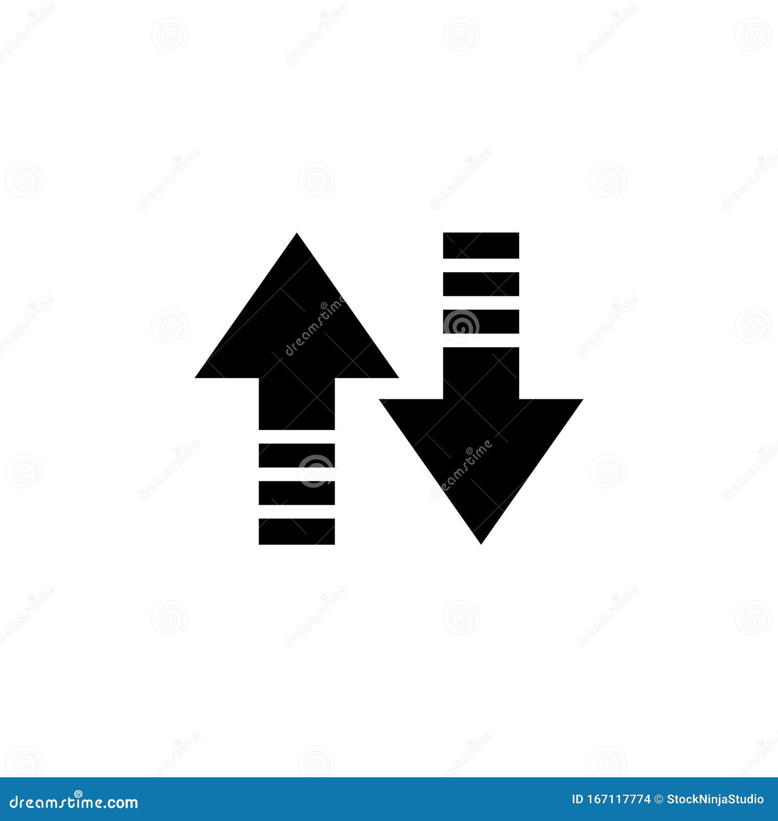 Decrease Arrow Black