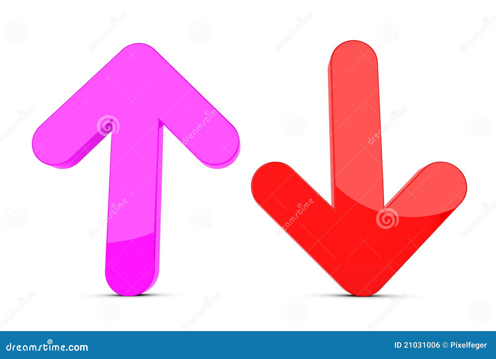 Up and down arrow sign stock illustration. Illustration of shadow ...