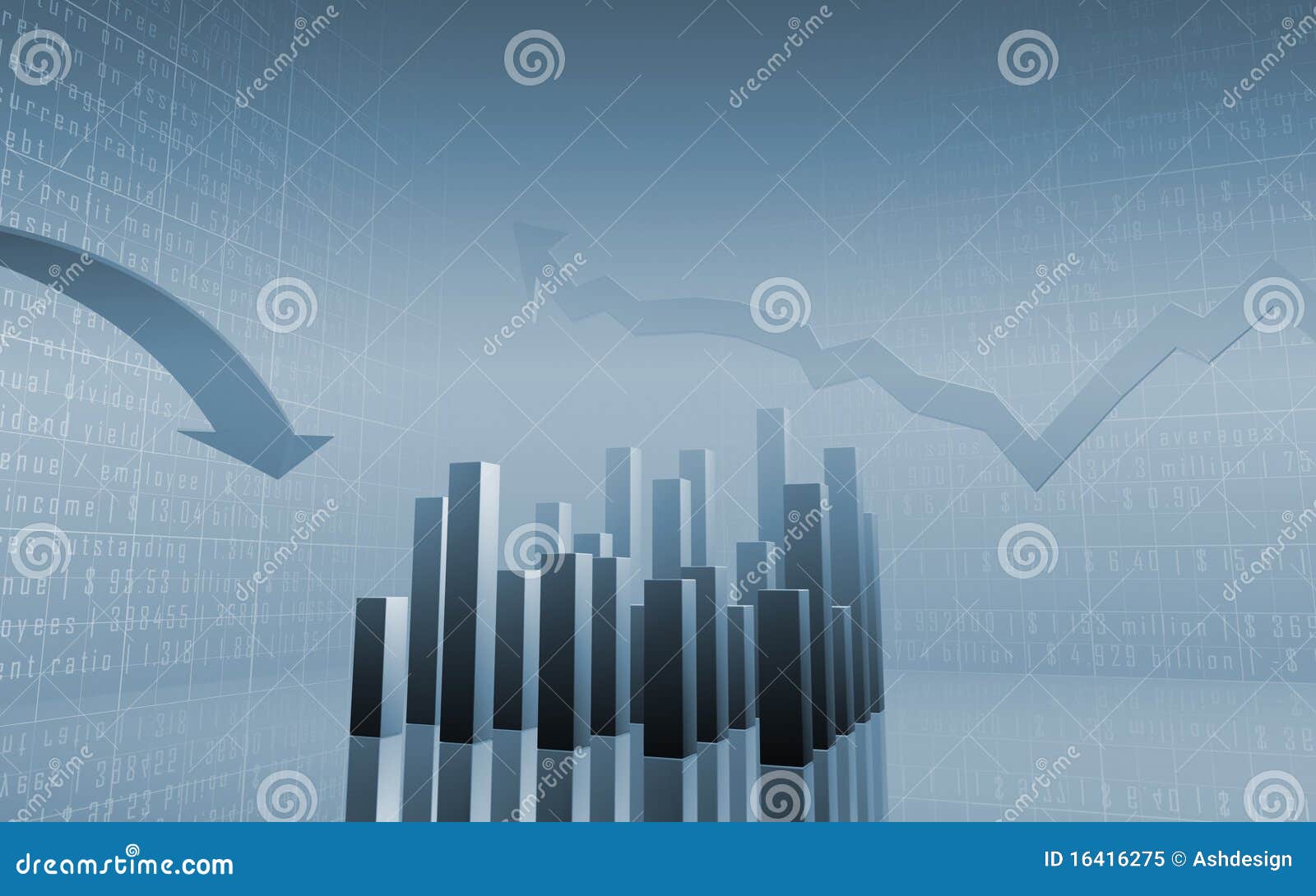 Up Down Arrows Stock Data stock illustration. Illustration of abstract ...