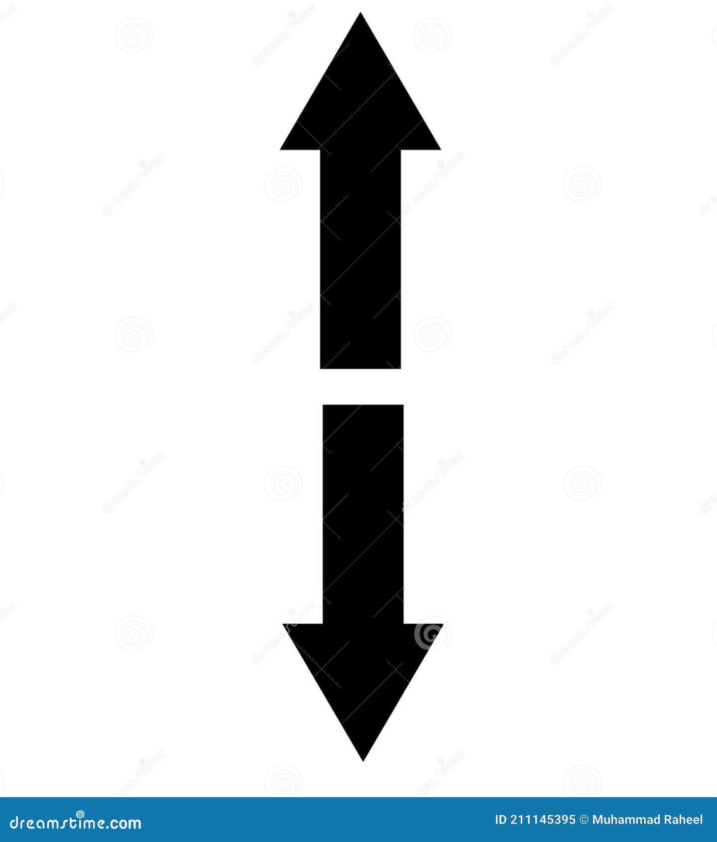 Up and down arrows , stock illustration. Illustration of arrows - 211145395