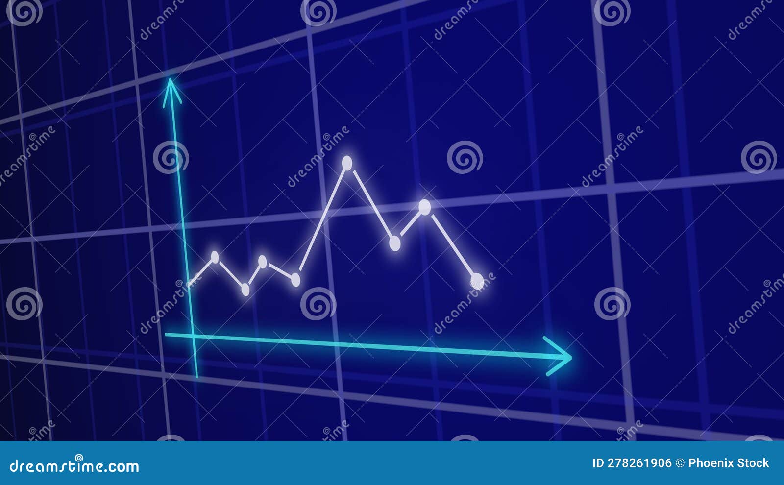 Up-down Going Trade Graph Animation In High Quality Royalty-Free Stock ...